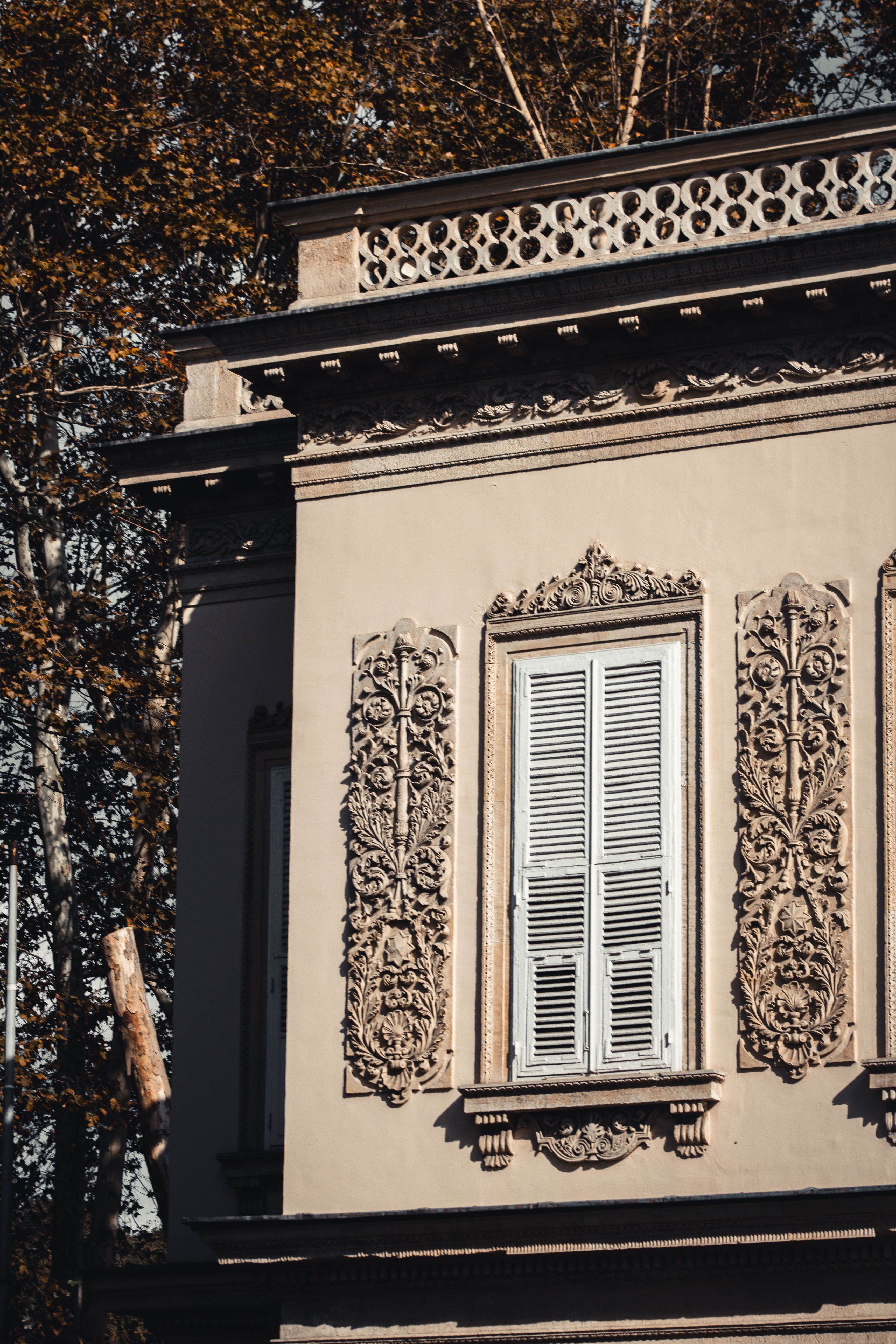 Ornate Architectural Detail of Historic Building · Free Stock Photo