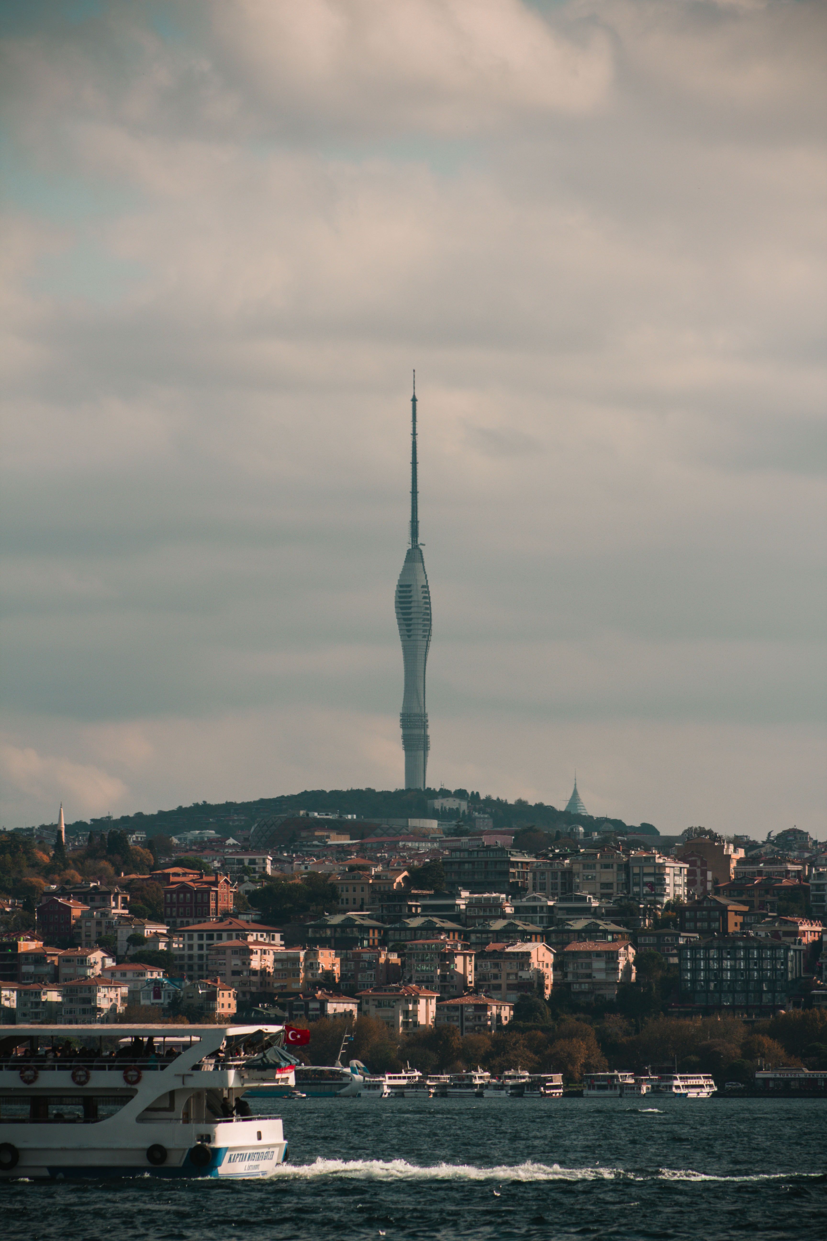 Istanbul Skyline Featuring Çamlıca TV Tower · Free Stock Photo