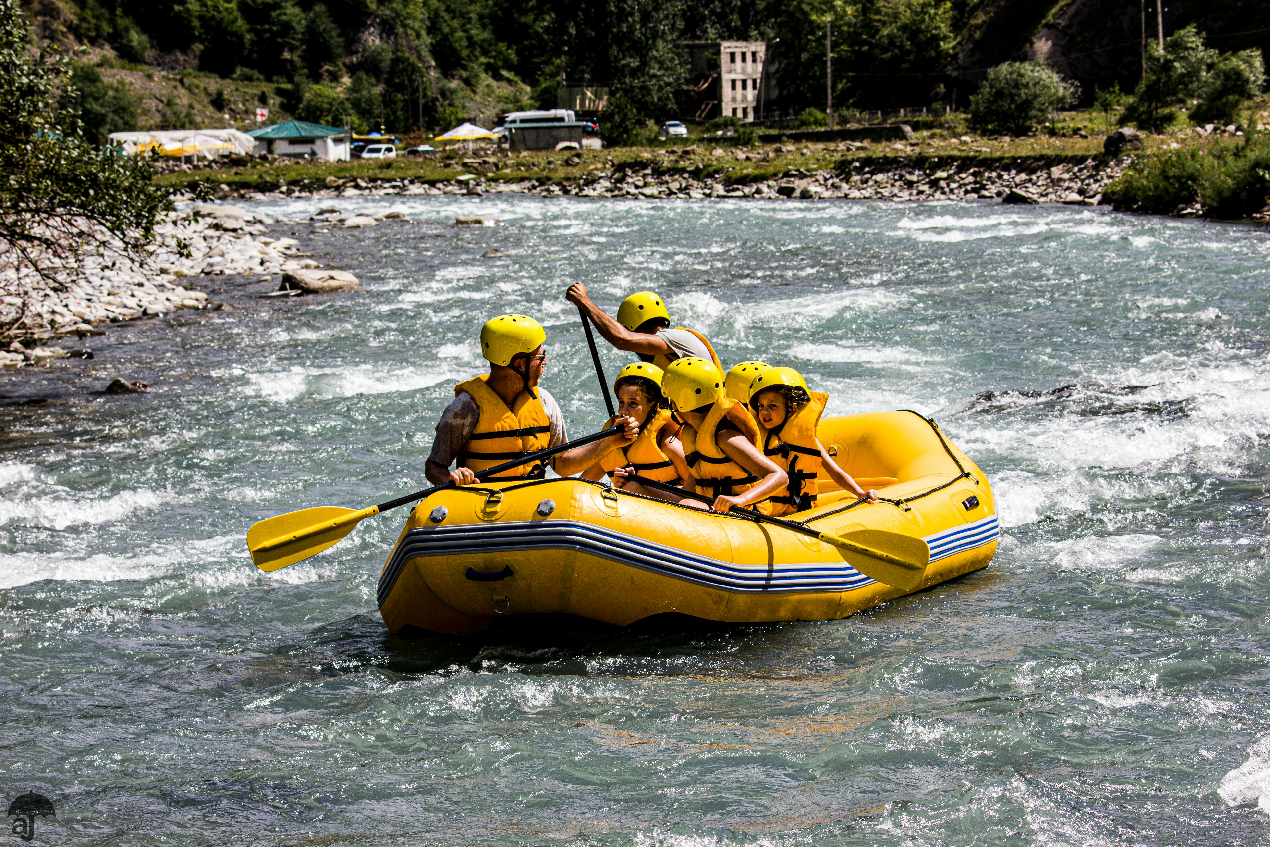 Exciting Rafting Adventure on Aragvi River · Free Stock Photo