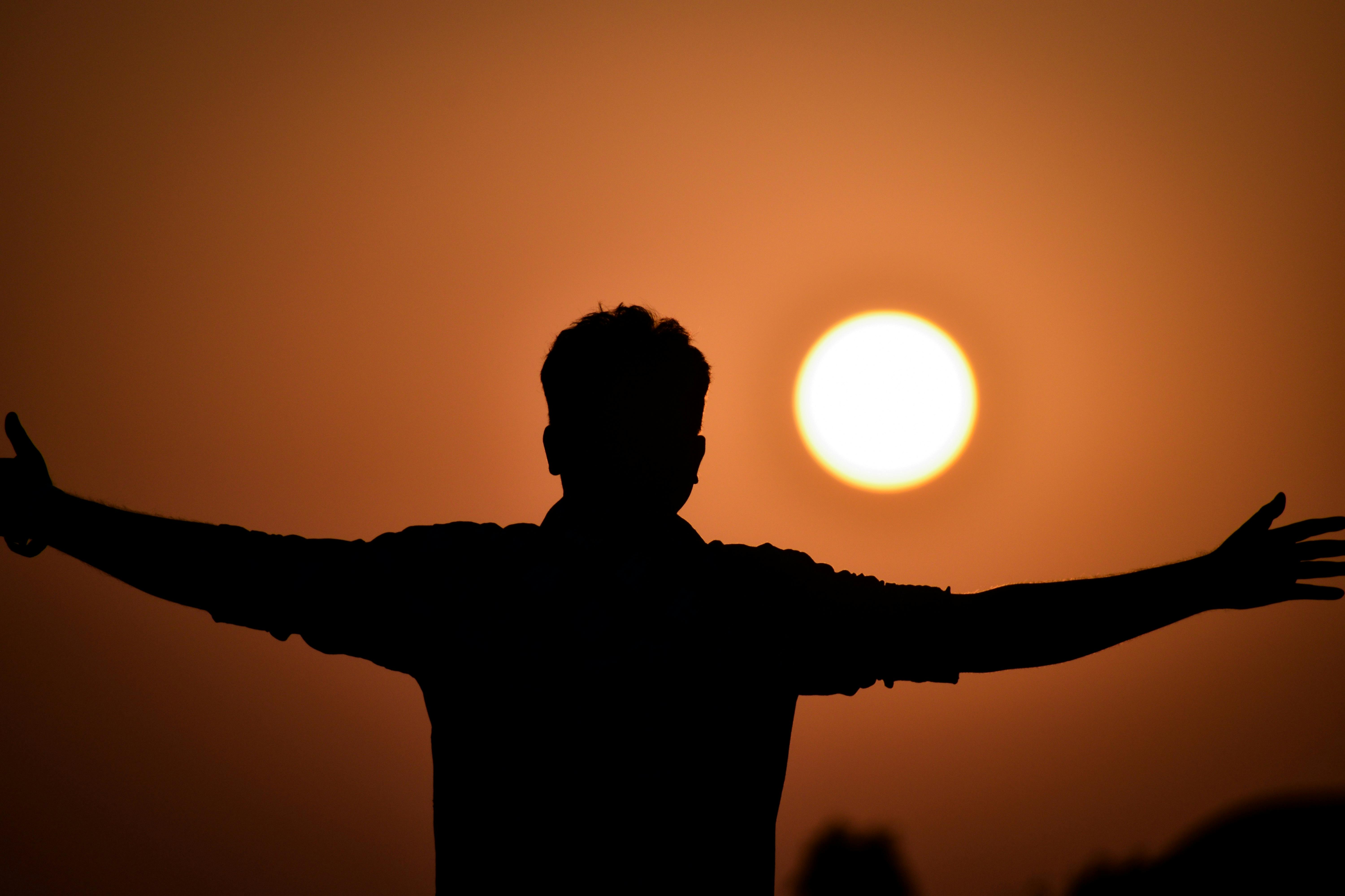 Silhouette Photo of a Man · Free Stock Photo