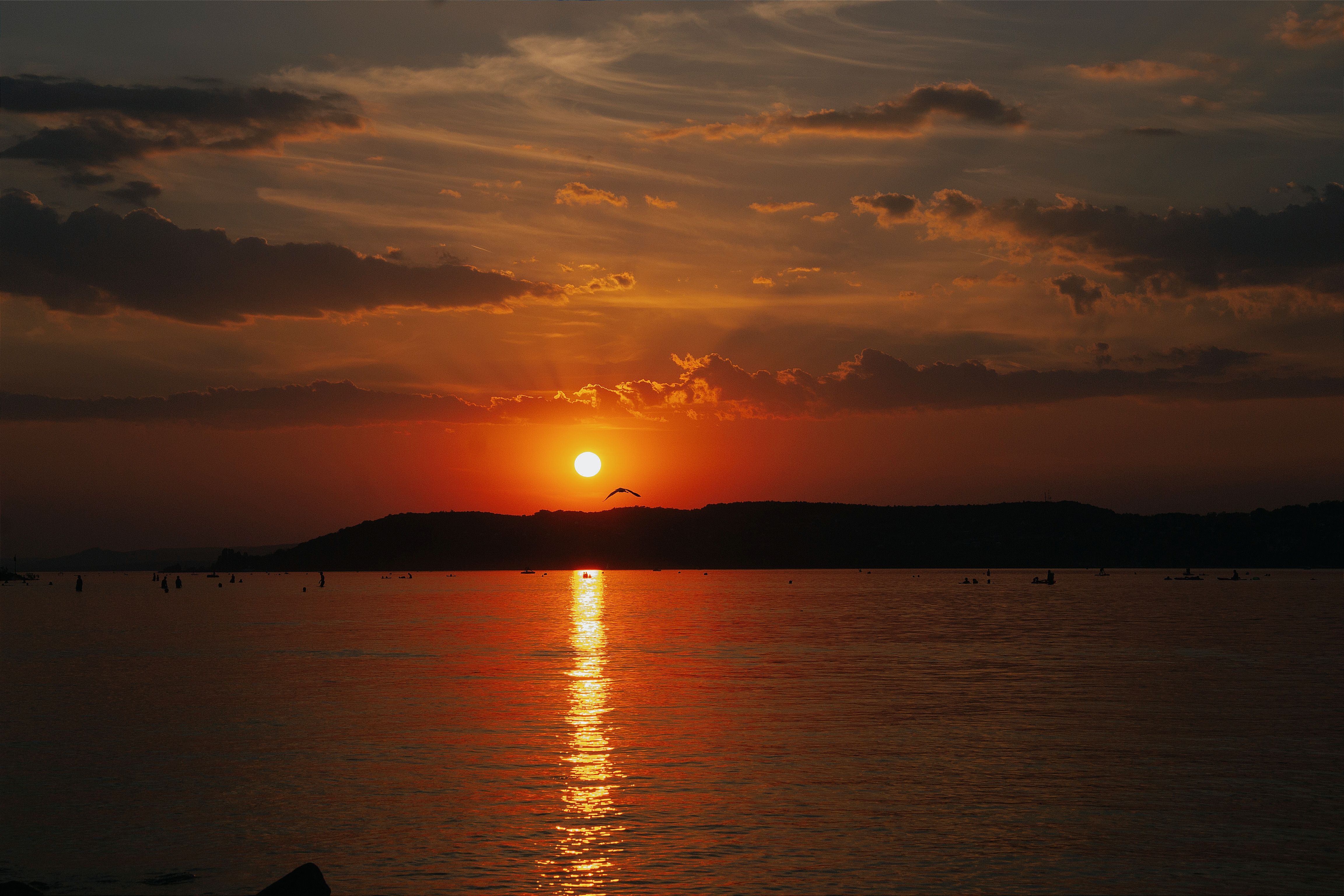 Stunning Lake Balaton Sunset in Hungary · Free Stock Photo