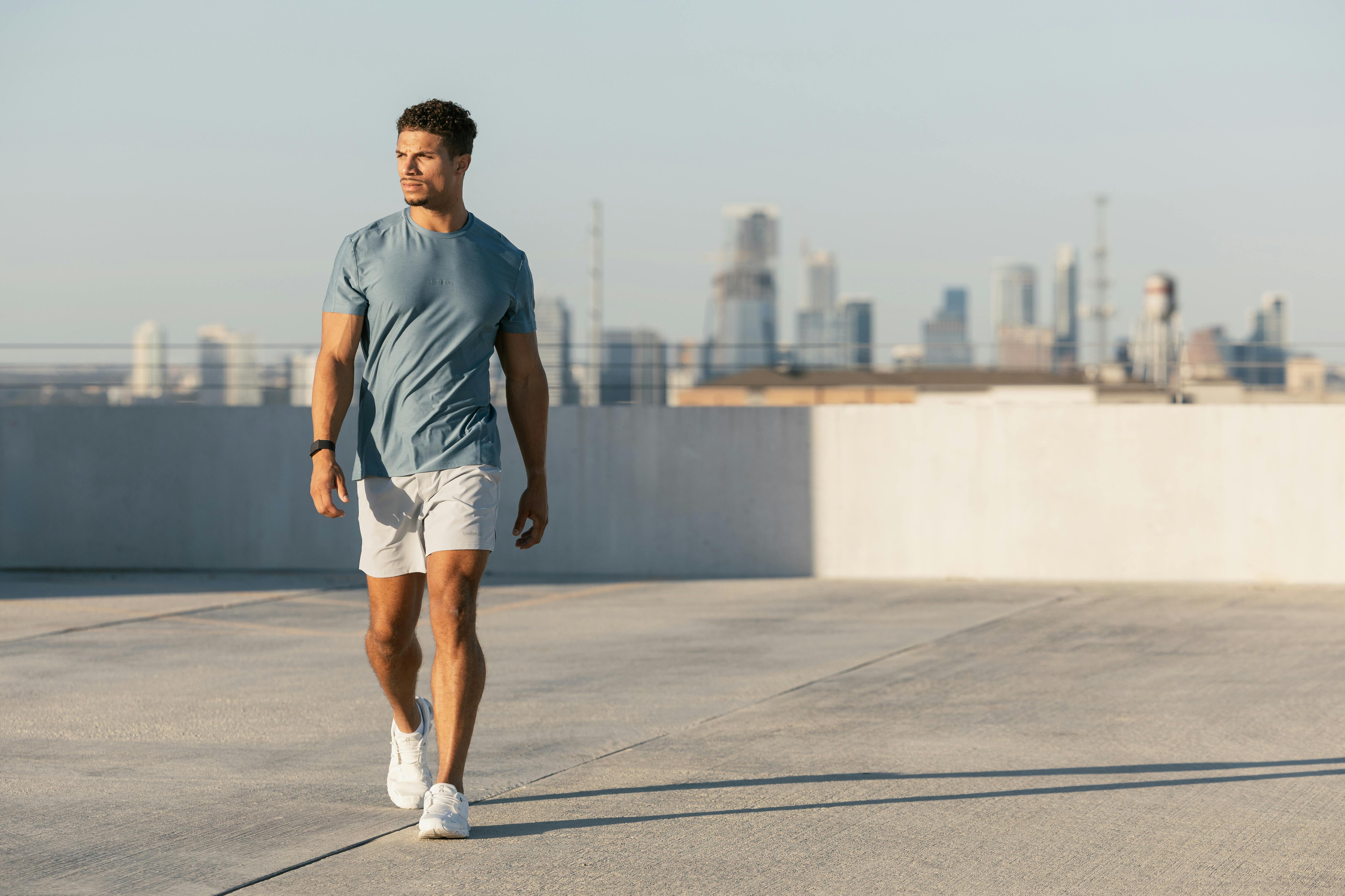 Athletic Male on Urban Rooftop in Austin · Free Stock Photo