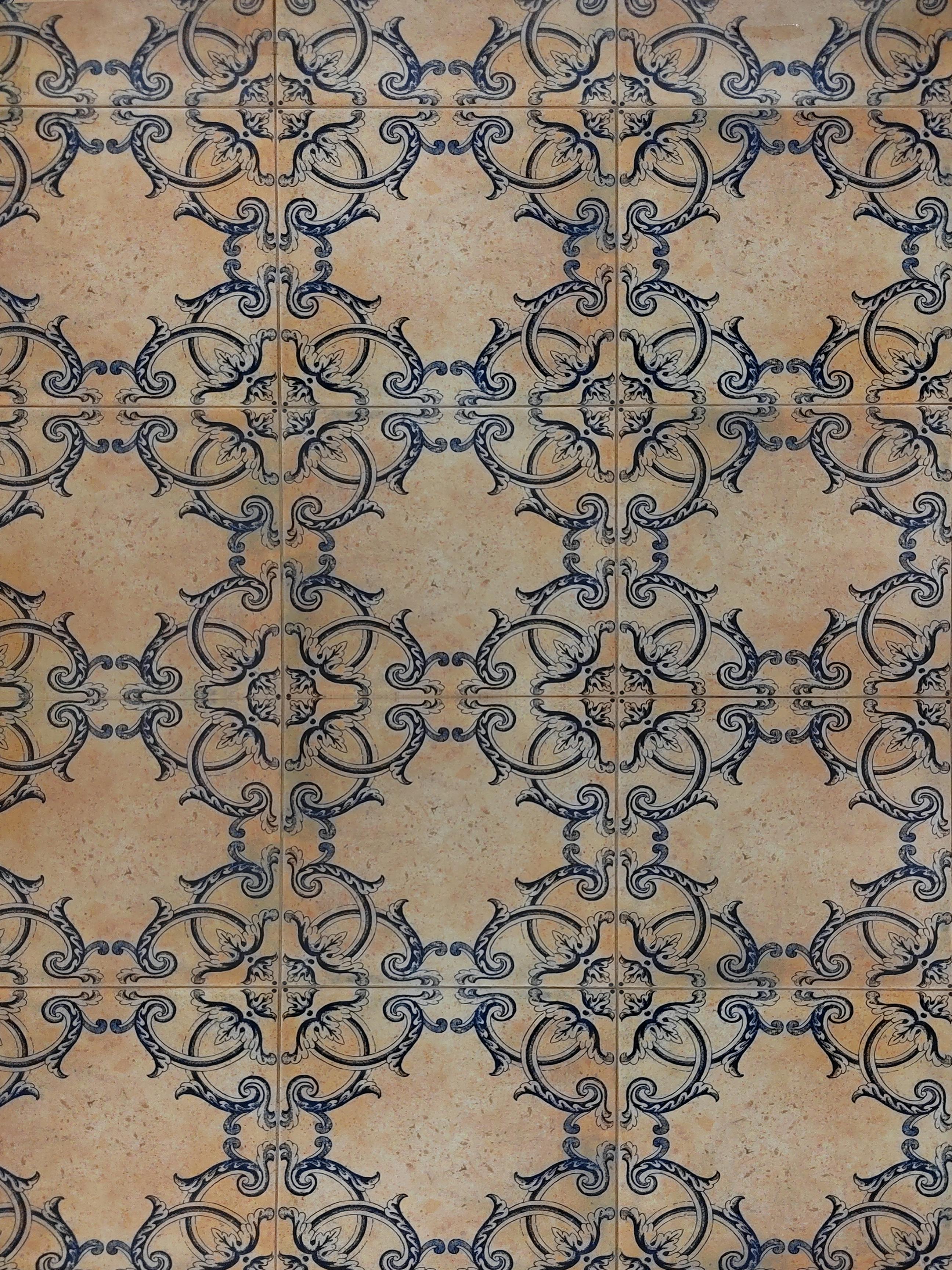 Intricate Vintage Patterned Wall Tiles Design · Free Stock Photo