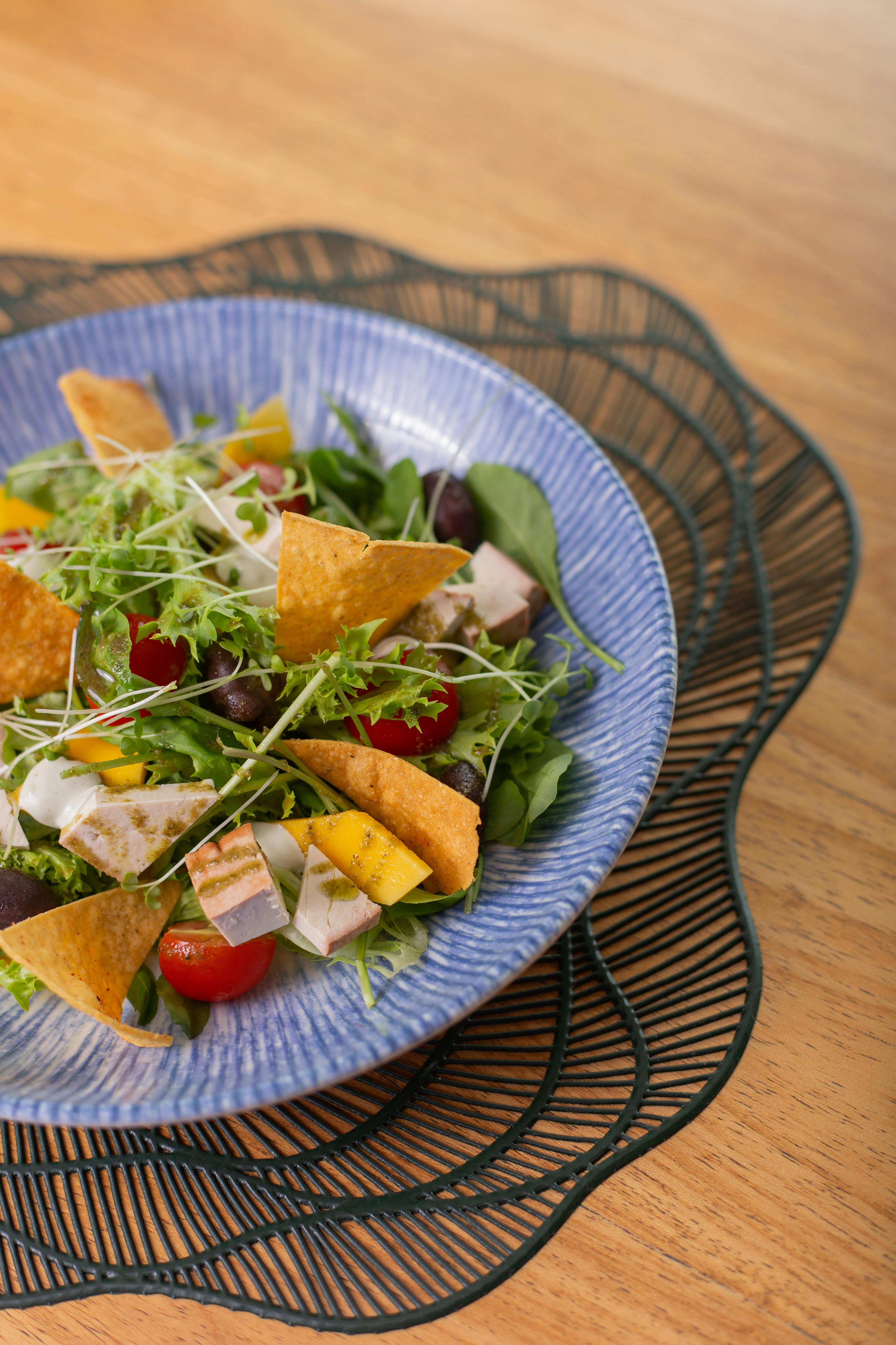 Selective Focus Photography of Cooked Food With Vegetables in Plate ...