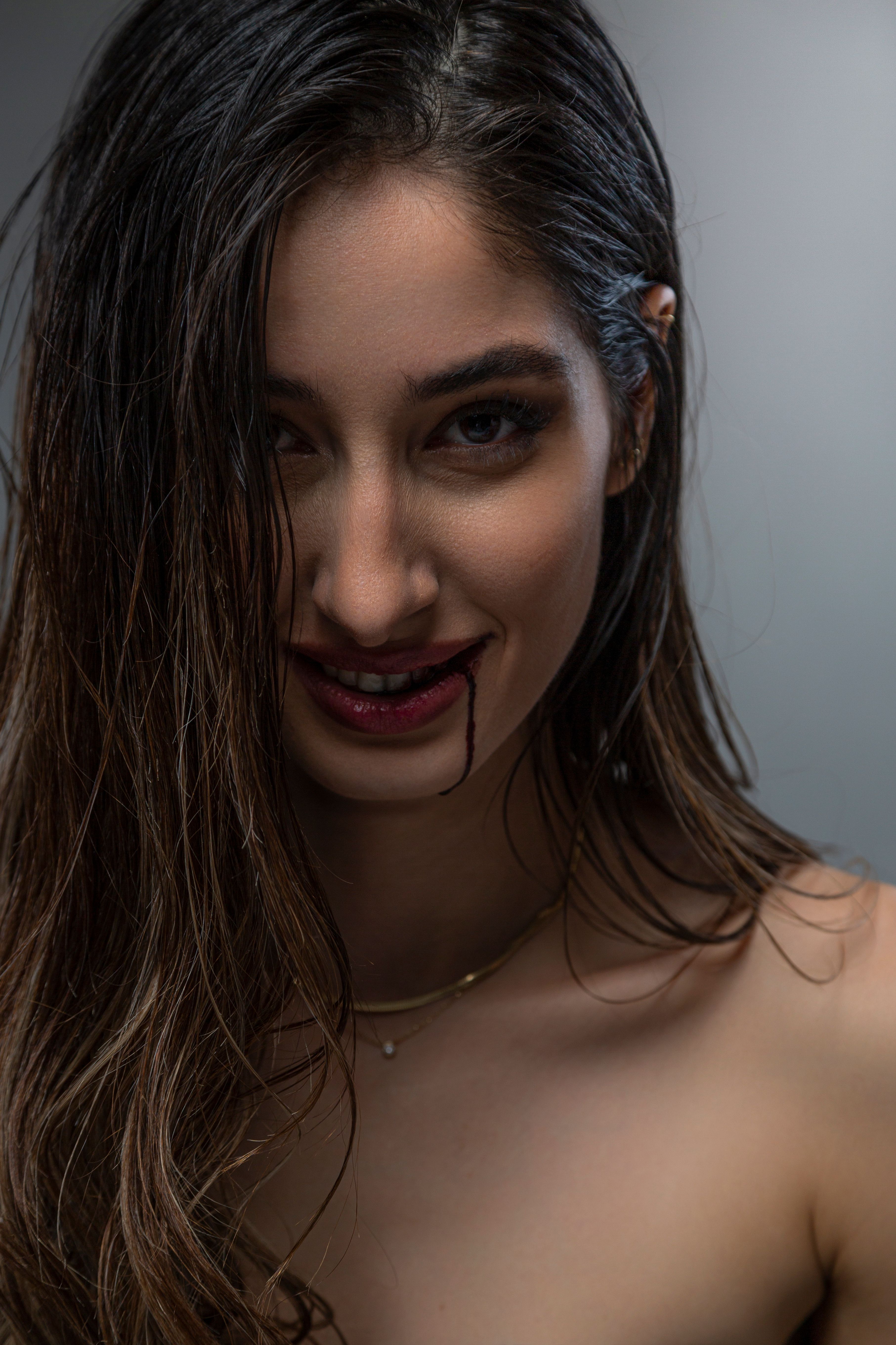 Mysterious Vampire Woman Portrait · Free Stock Photo