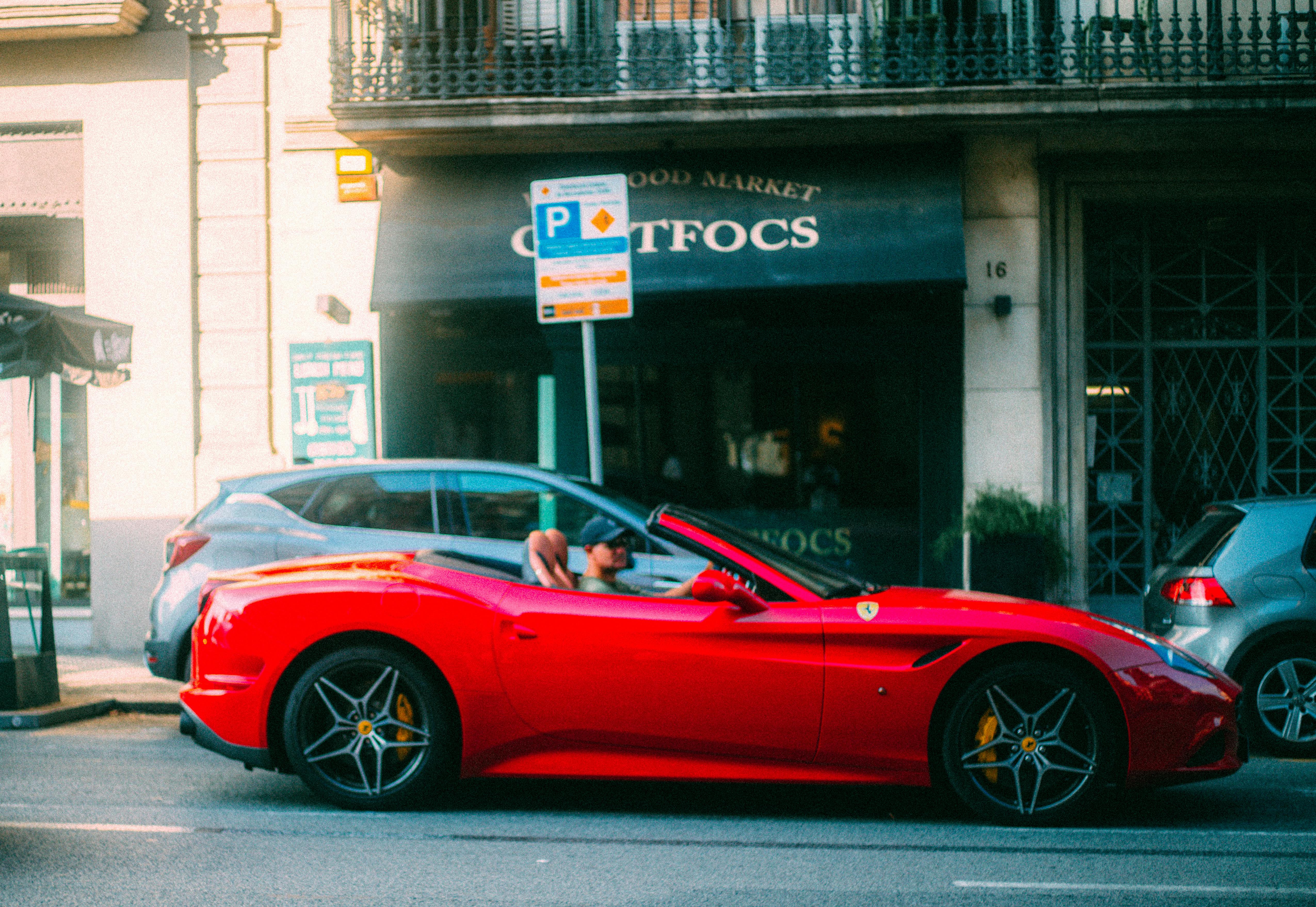 Red Convertible Coupe · Free Stock Photo