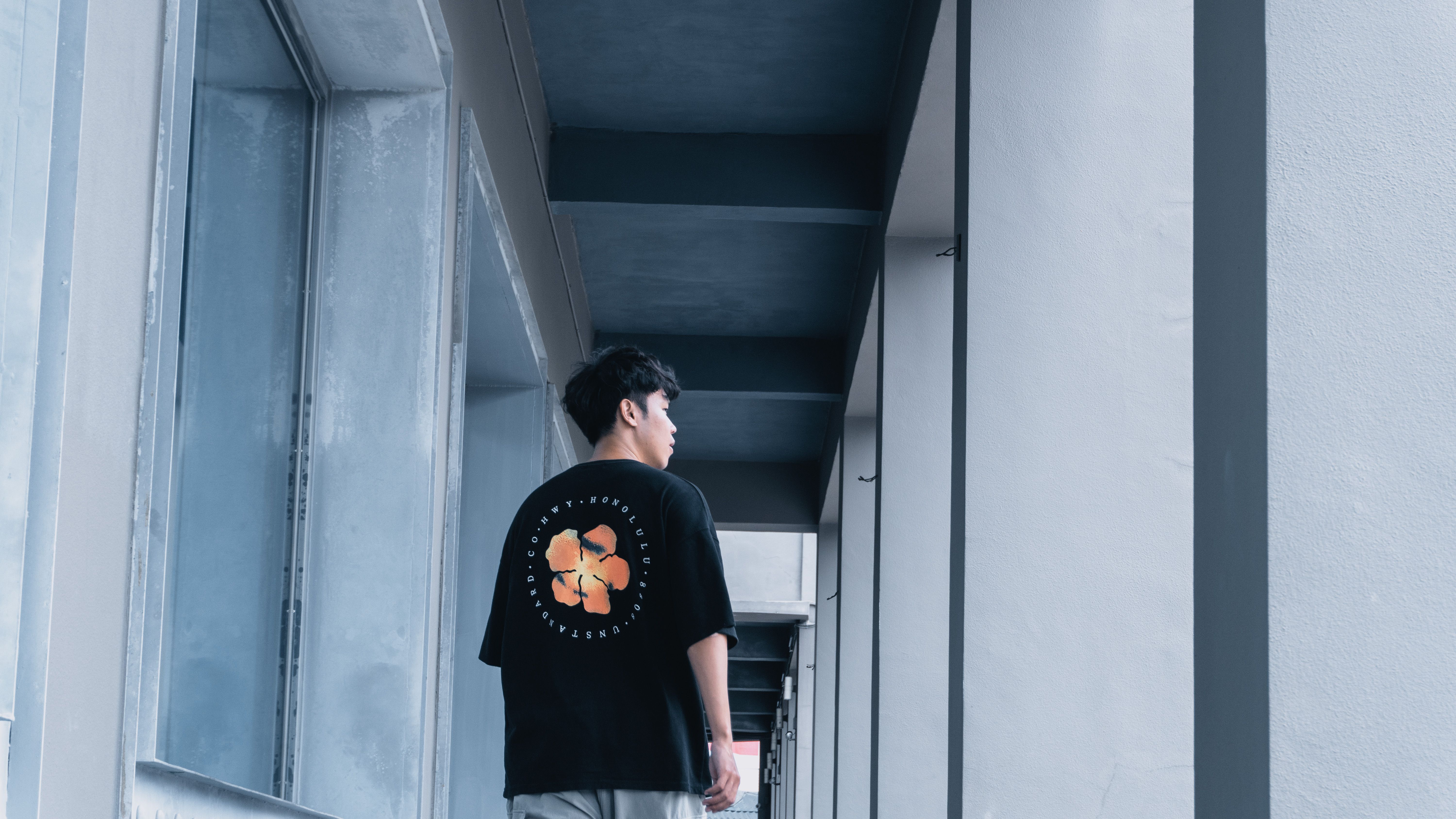Youthful Urban Fashion In Modern Architecture Free Stock Photo