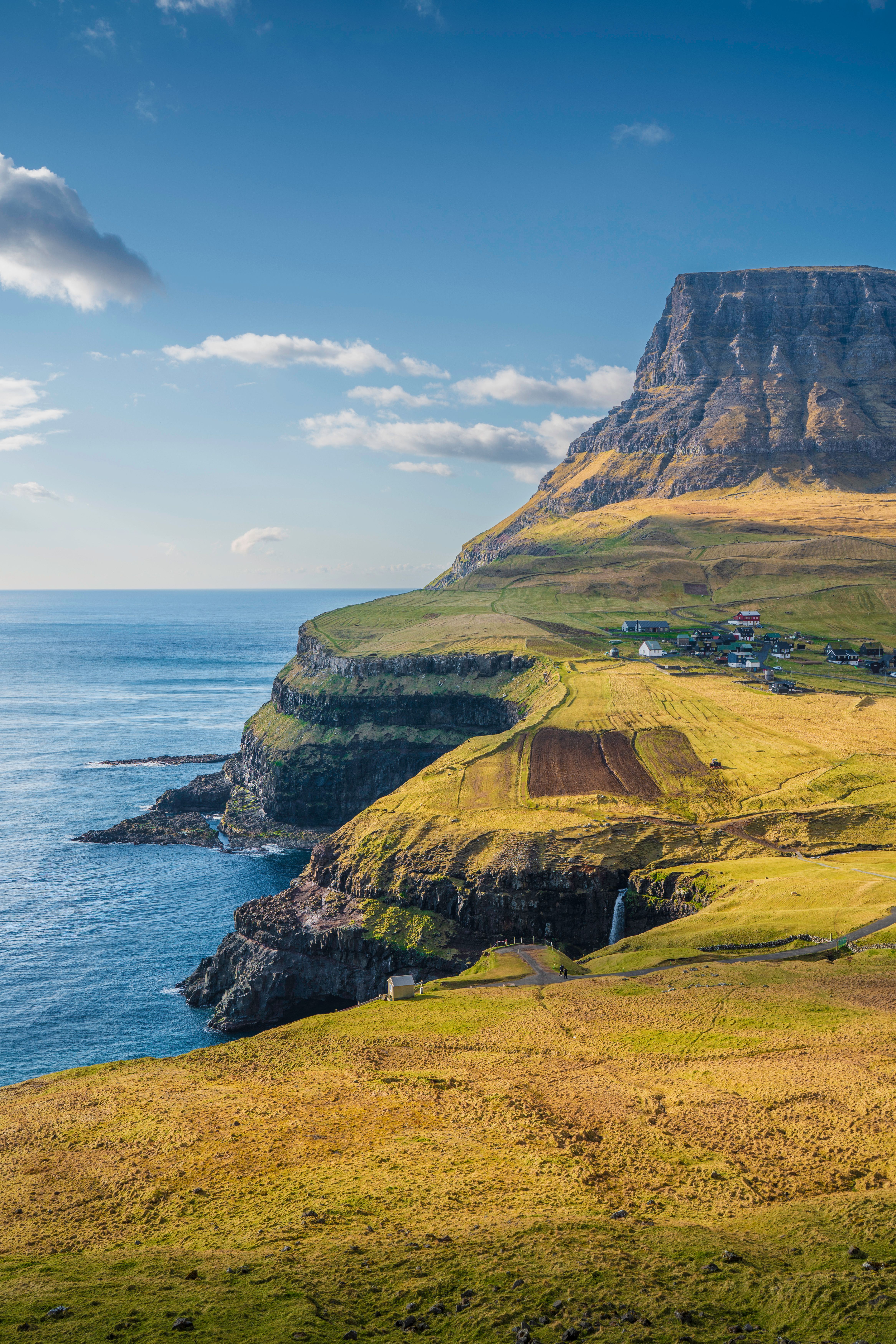 Scenic Faroe Islands Coastal Landscape View · Free Stock Photo