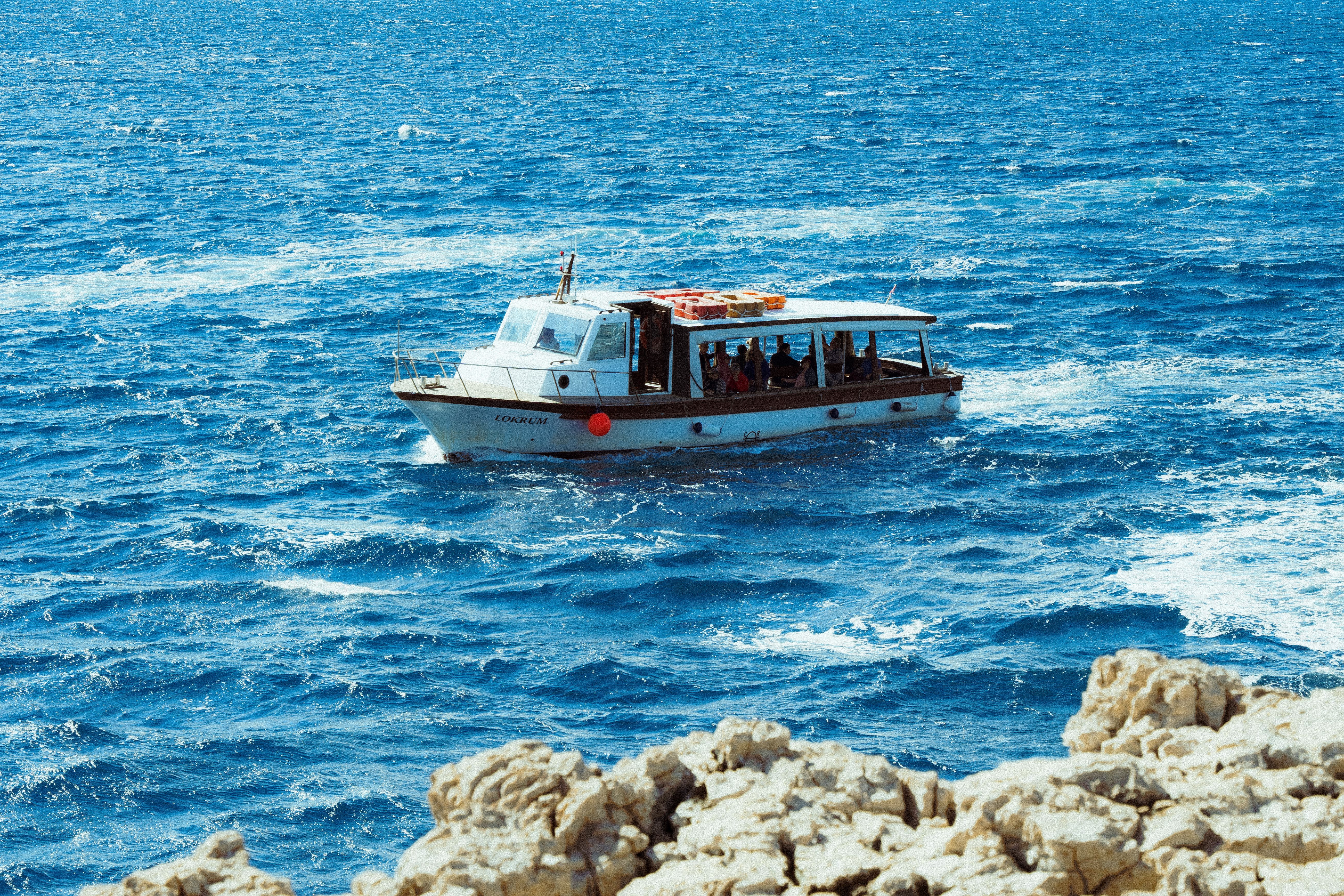 Scenic Boat Ride on the Adriatic Sea, Croatia · Free Stock Photo