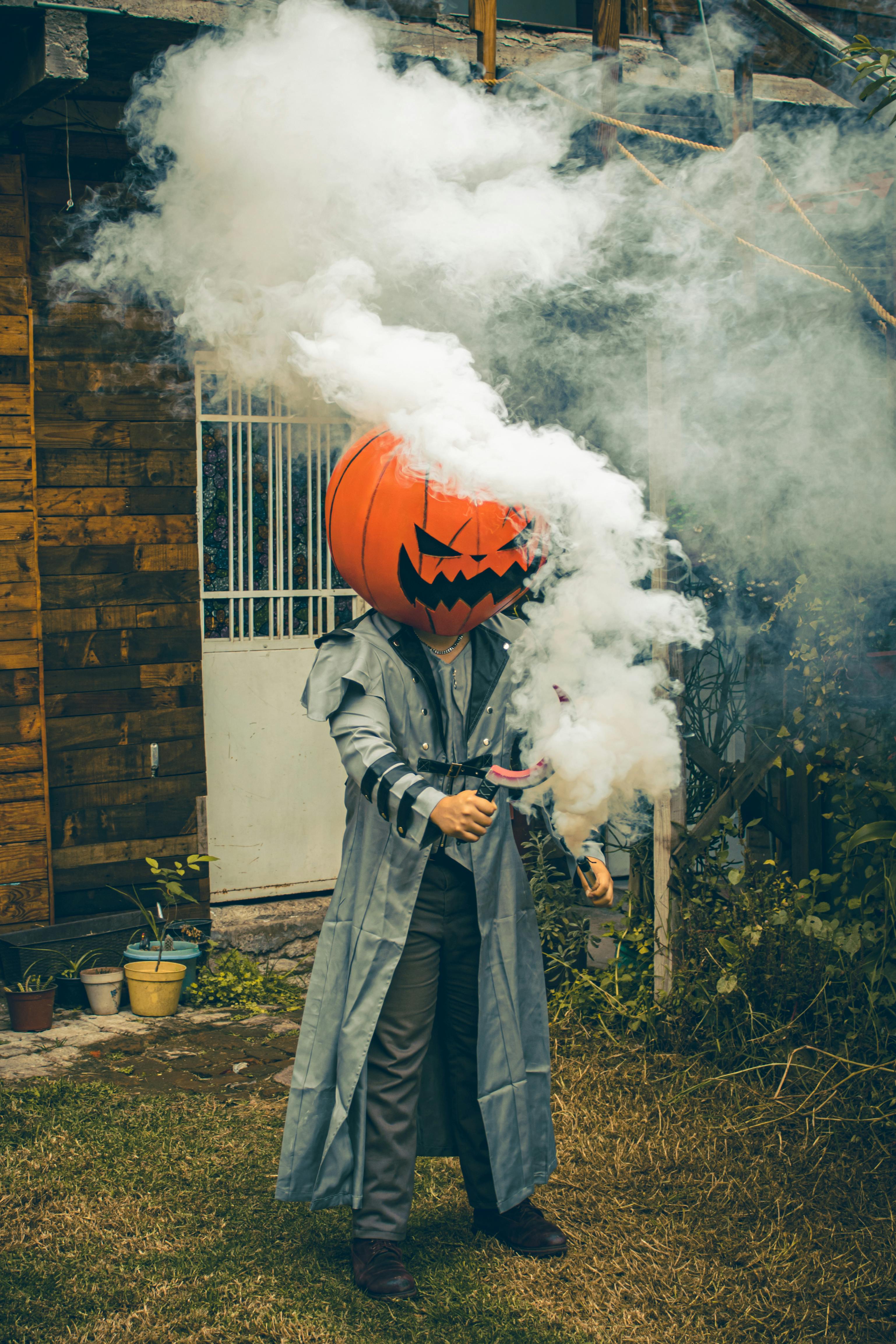 Halloween Cosplay with Smoke Effect in México · Free Stock Photo
