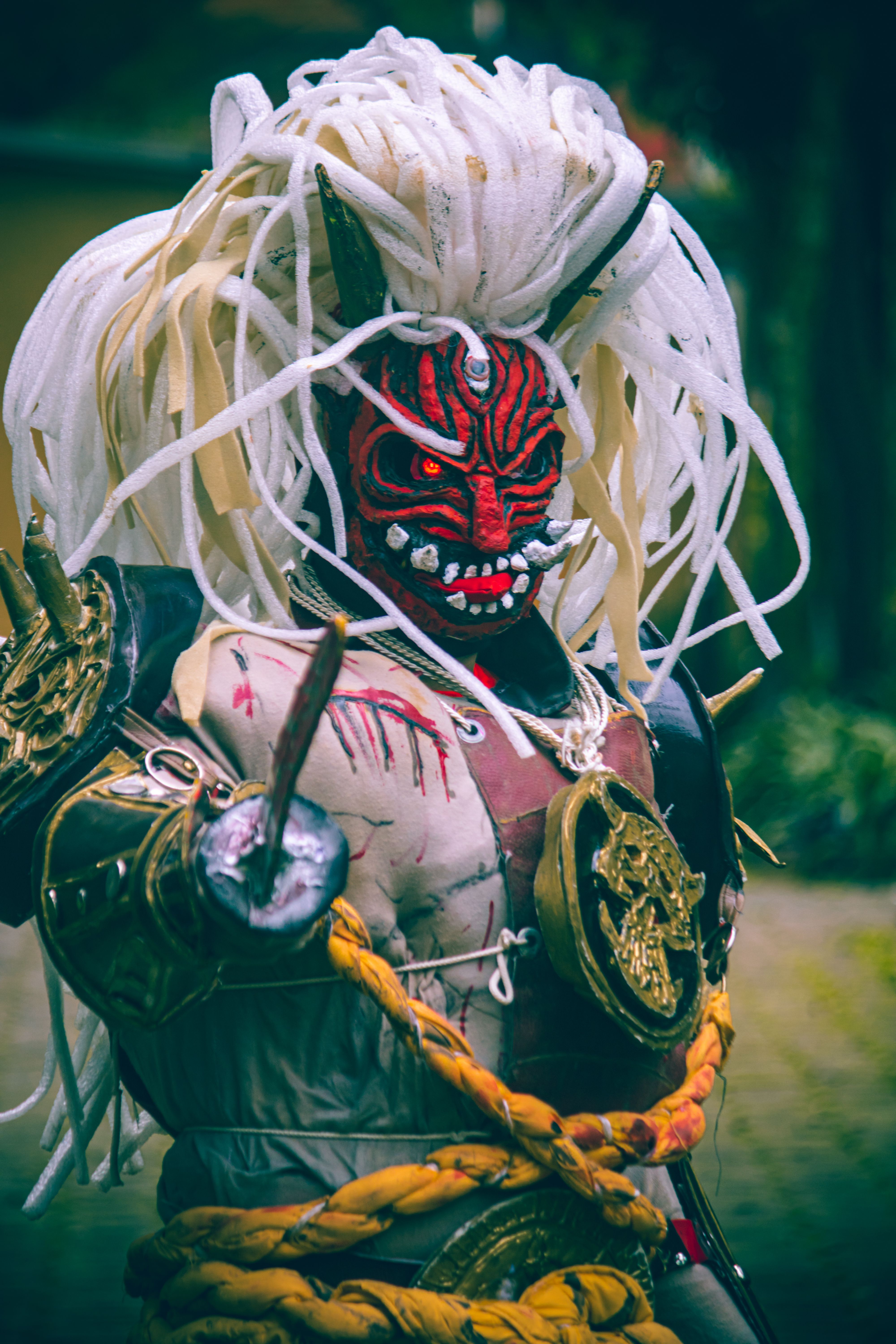 Intricate Samurai Demon Cosplay in Mexico · Free Stock Photo