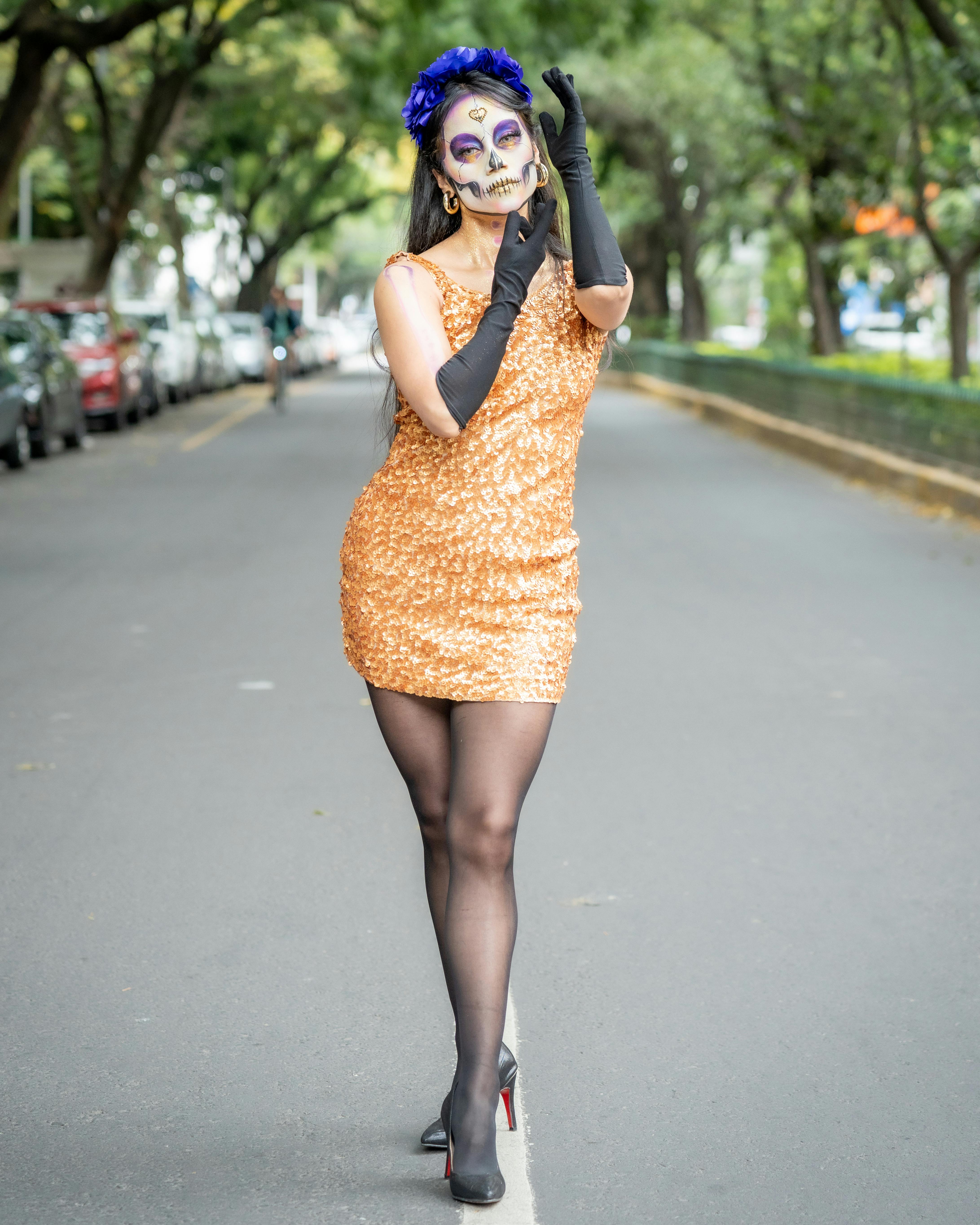 Elegant Catrina in Mexico City Street · Free Stock Photo