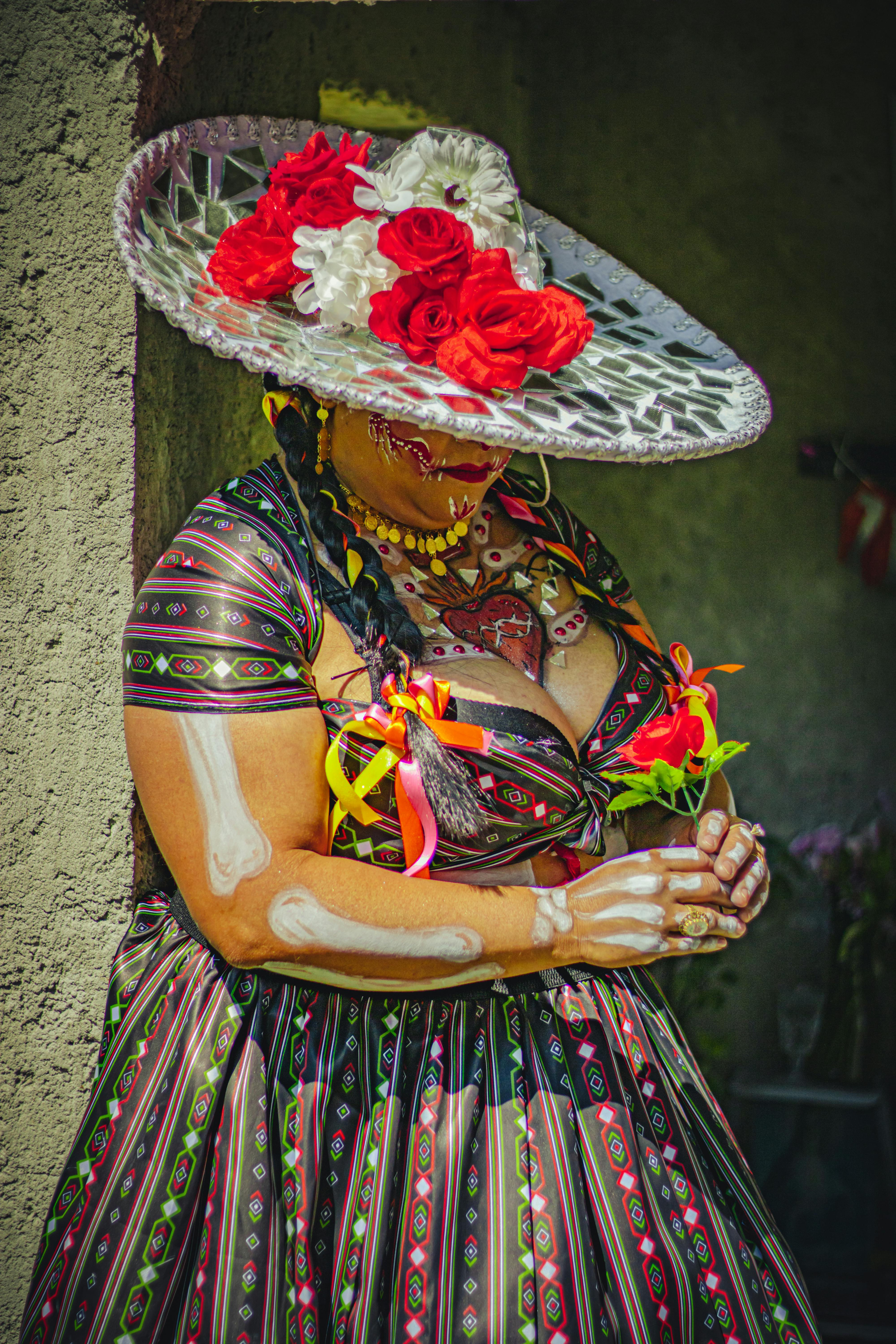 Colorful Catrina During Day of the Dead Celebration · Free Stock Photo