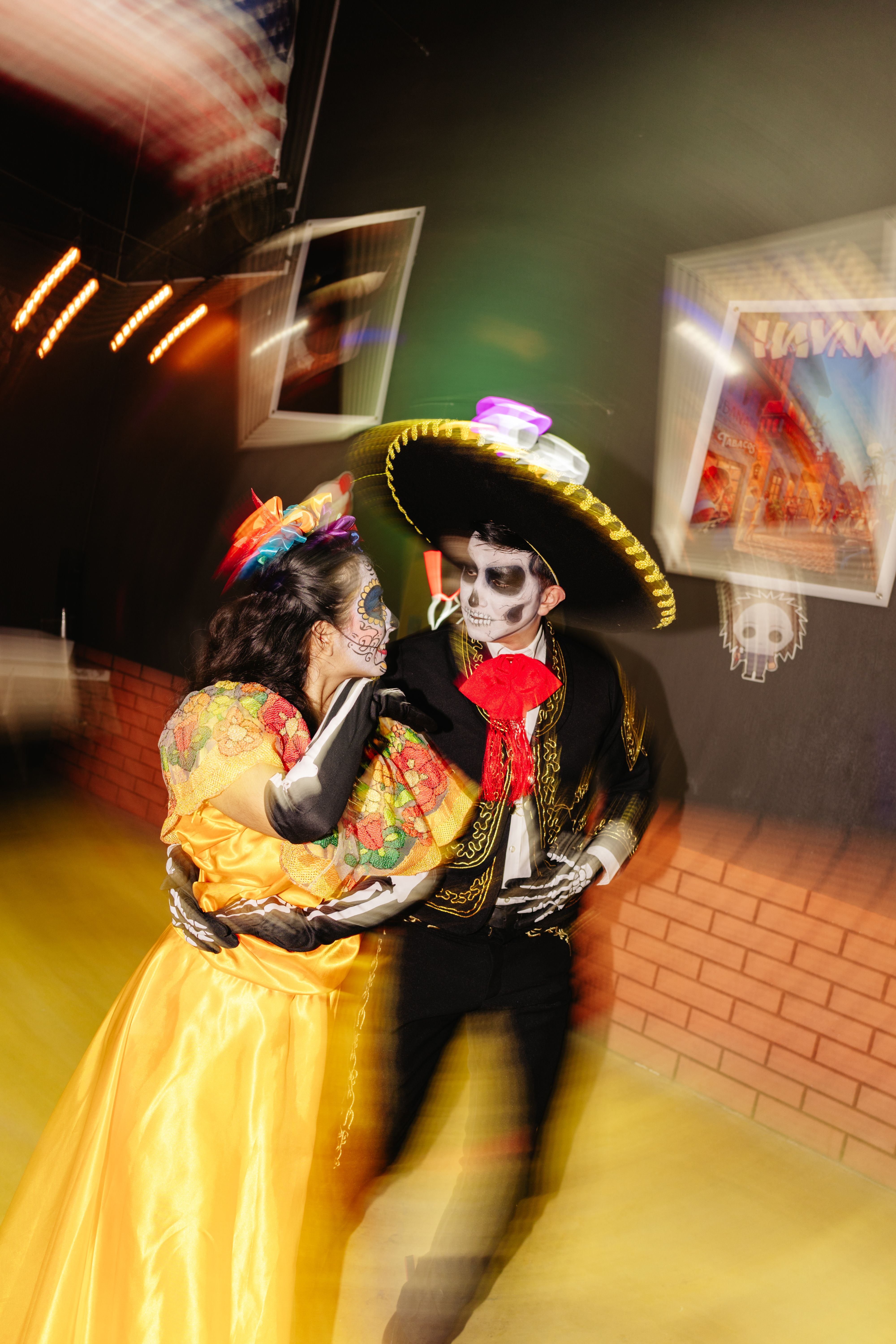 Vibrant Day of the Dead Celebration Dance · Free Stock Photo