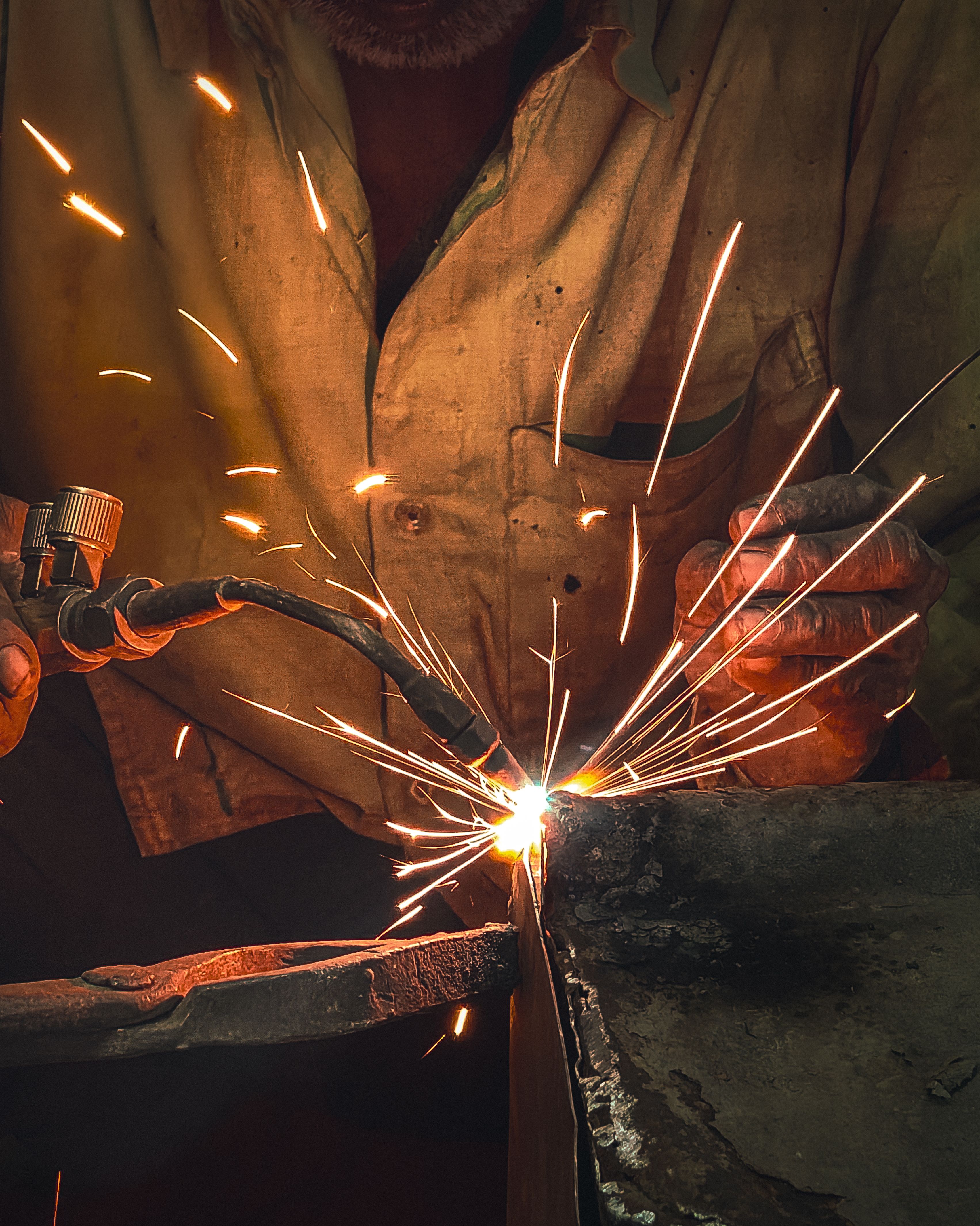 Man Forging Metal · Free Stock Photo