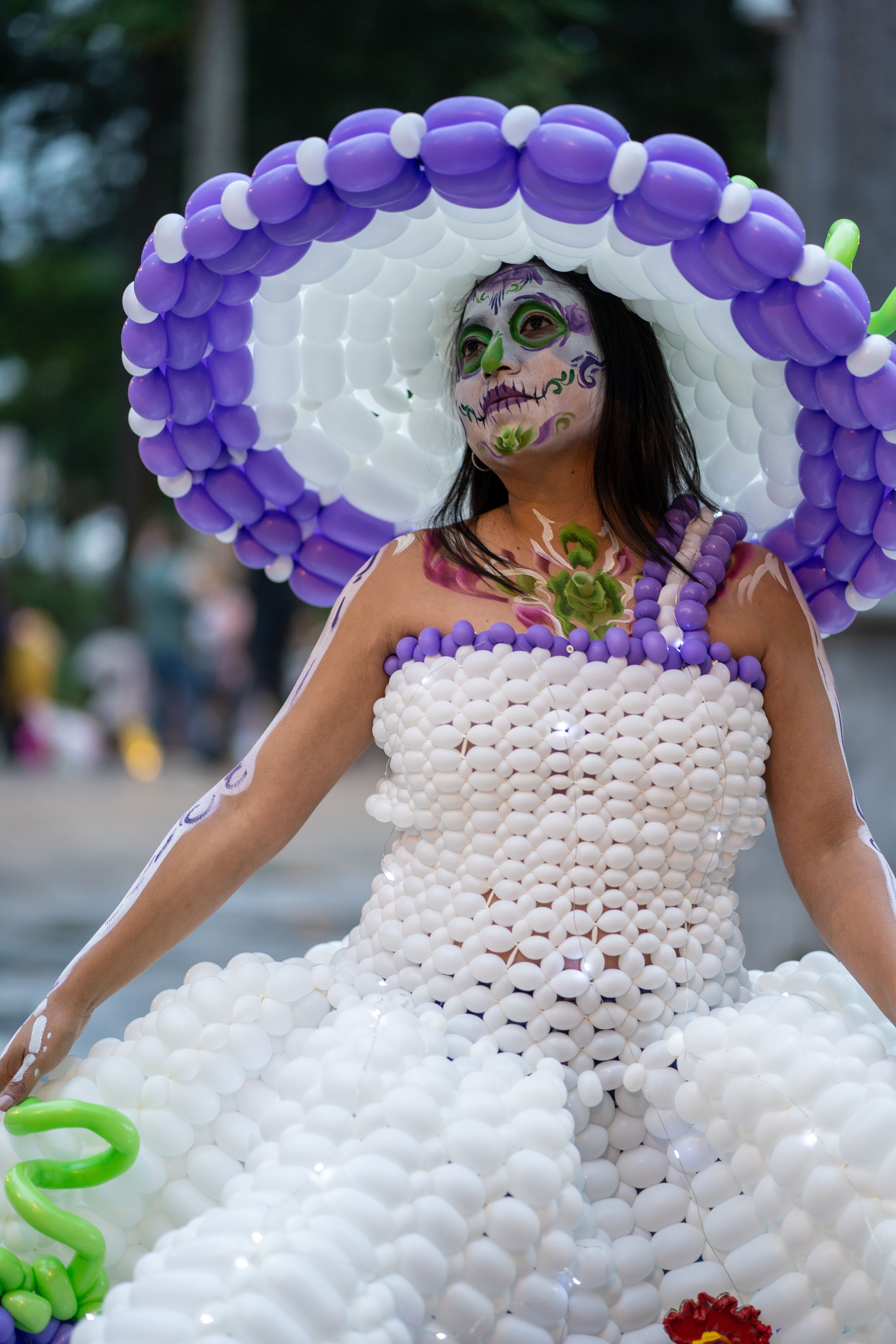 Vibrant Catrina Costume Parade in Mexico City · Free Stock Photo