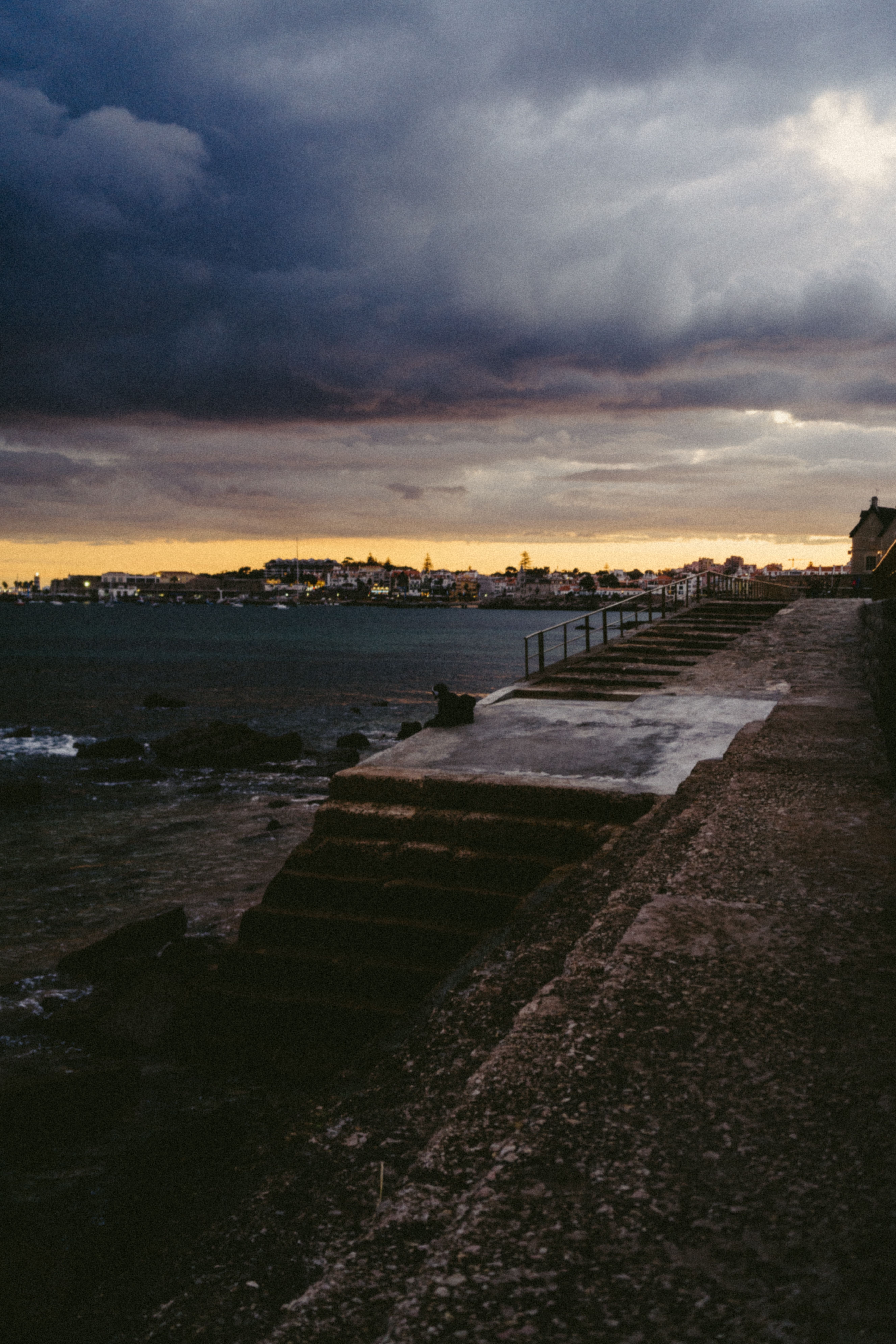 Dramatic Coastal Landscape at Sunset in Cascais · Free Stock Photo