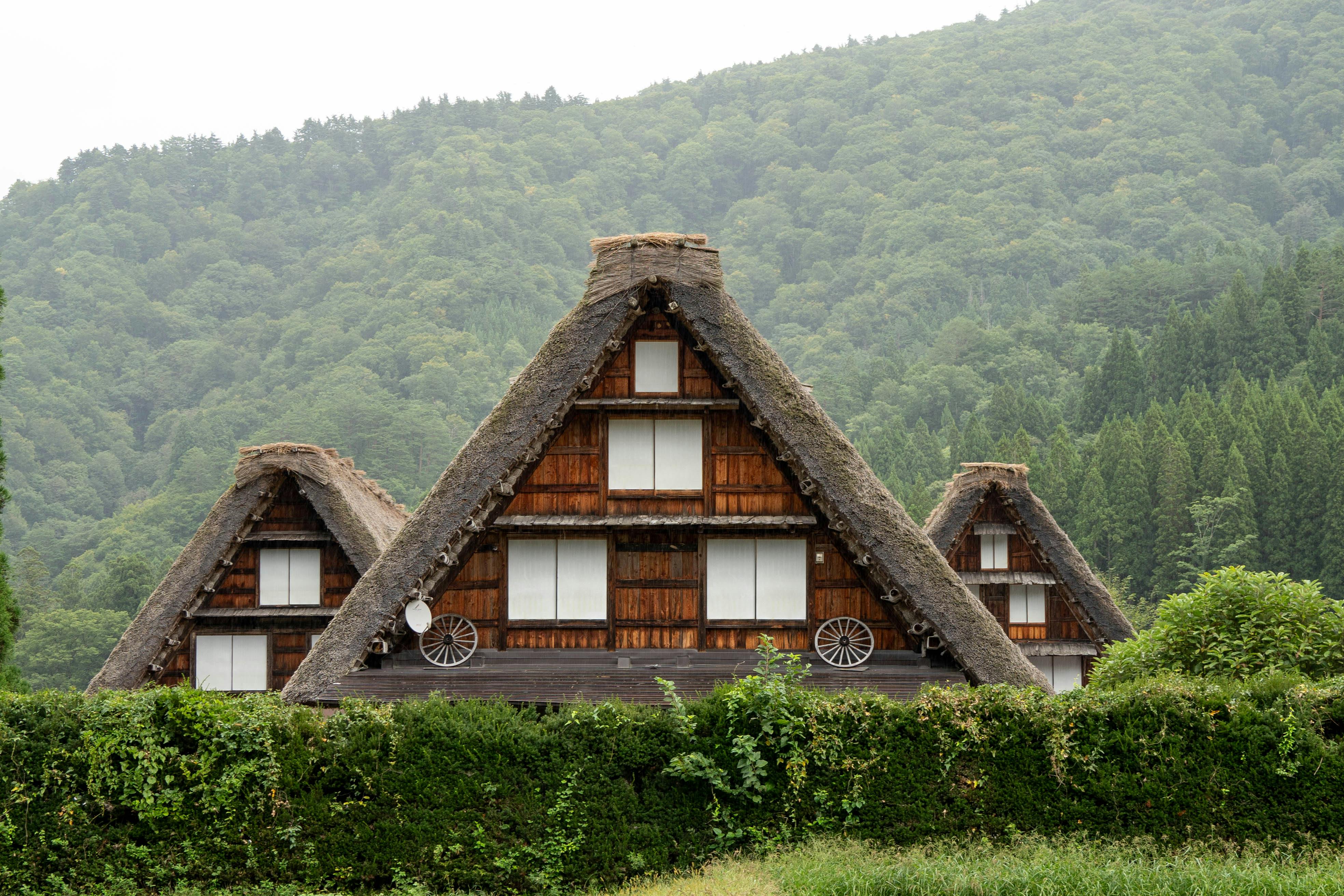 Traditional Gassho-Zukuri Houses in Scenic Village · Free Stock Photo