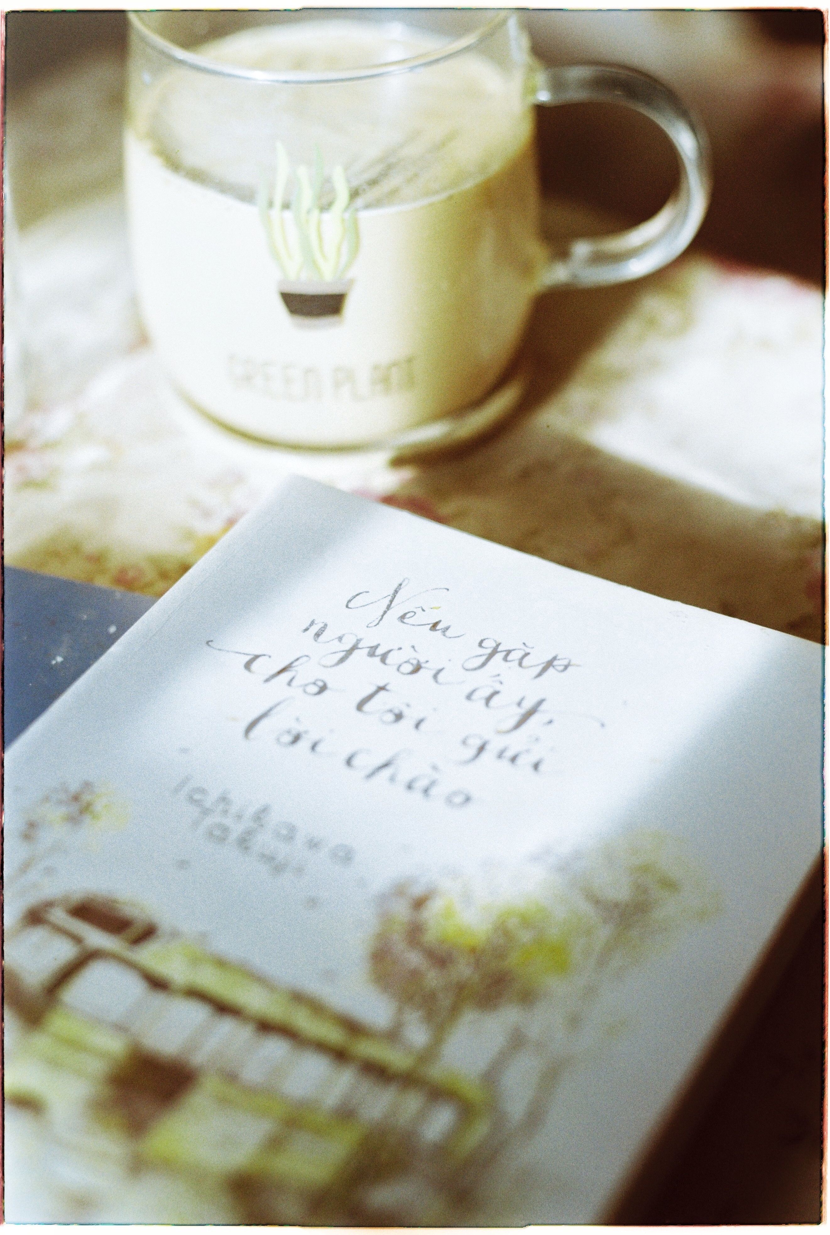 Cozy Reading Scene with Coffee and Book · Free Stock Photo