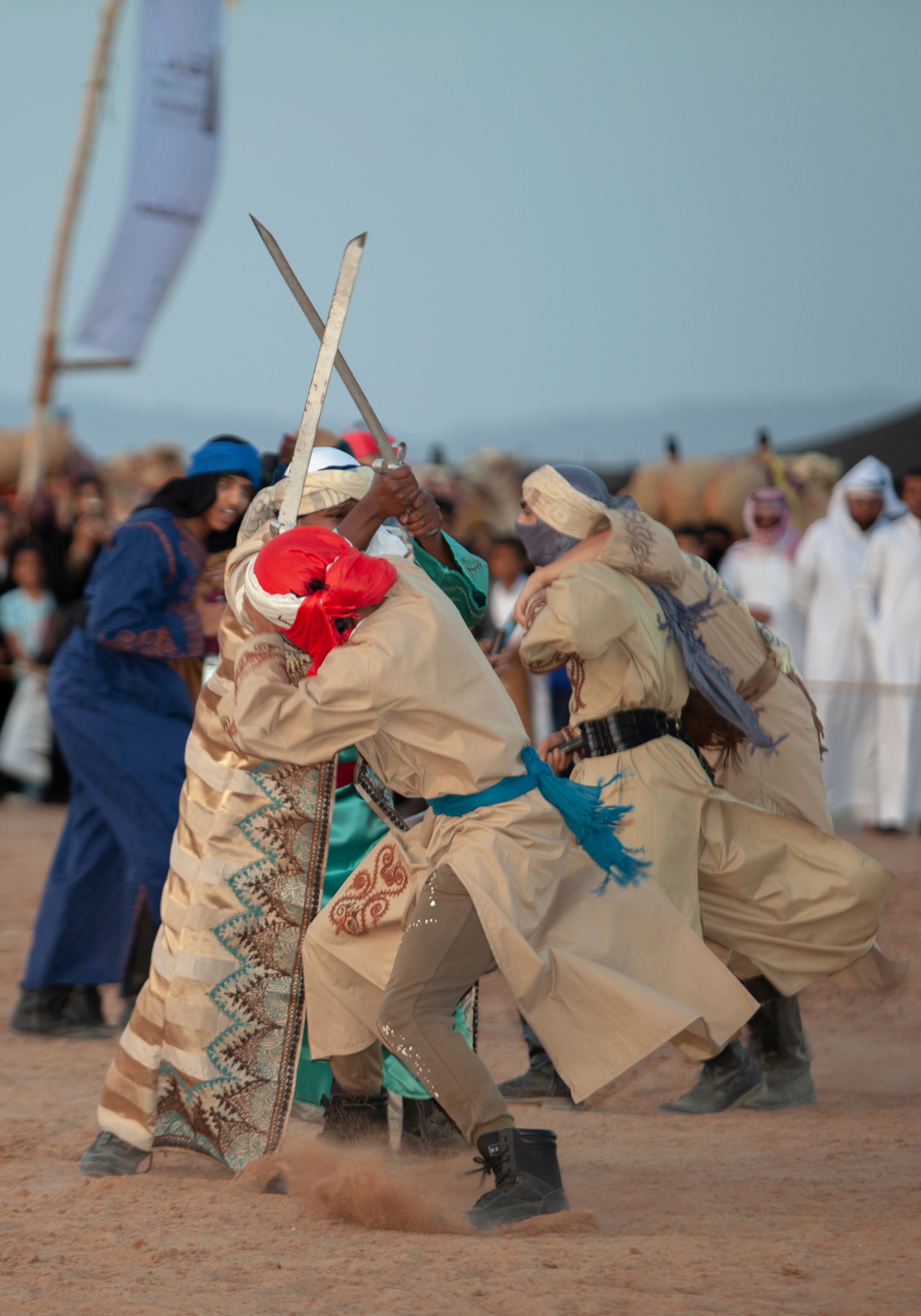 Traditional Sword Dance in Saudi Arabia · Free Stock Photo