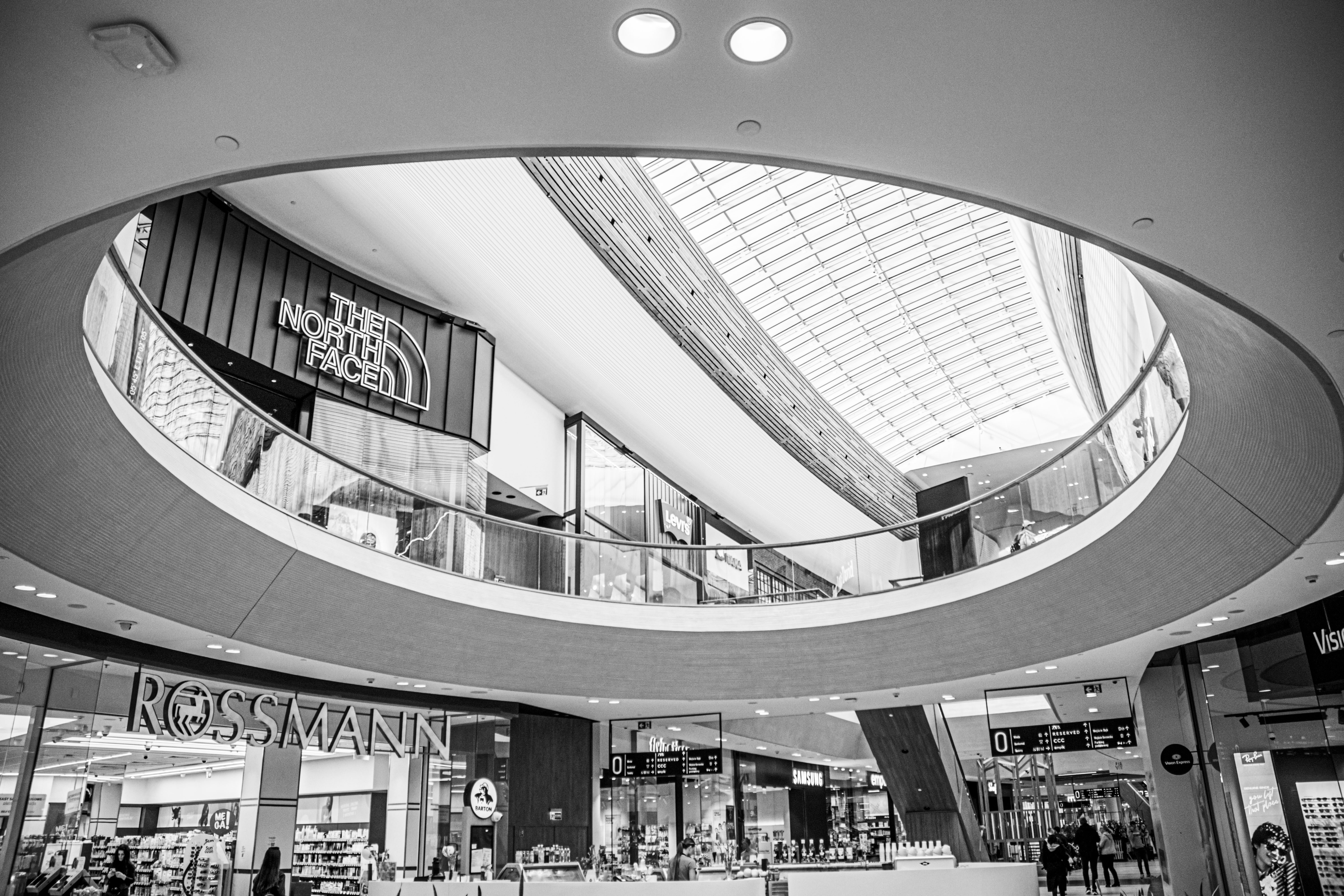 Modern Indoor Shopping Mall Architecture · Free Stock Photo