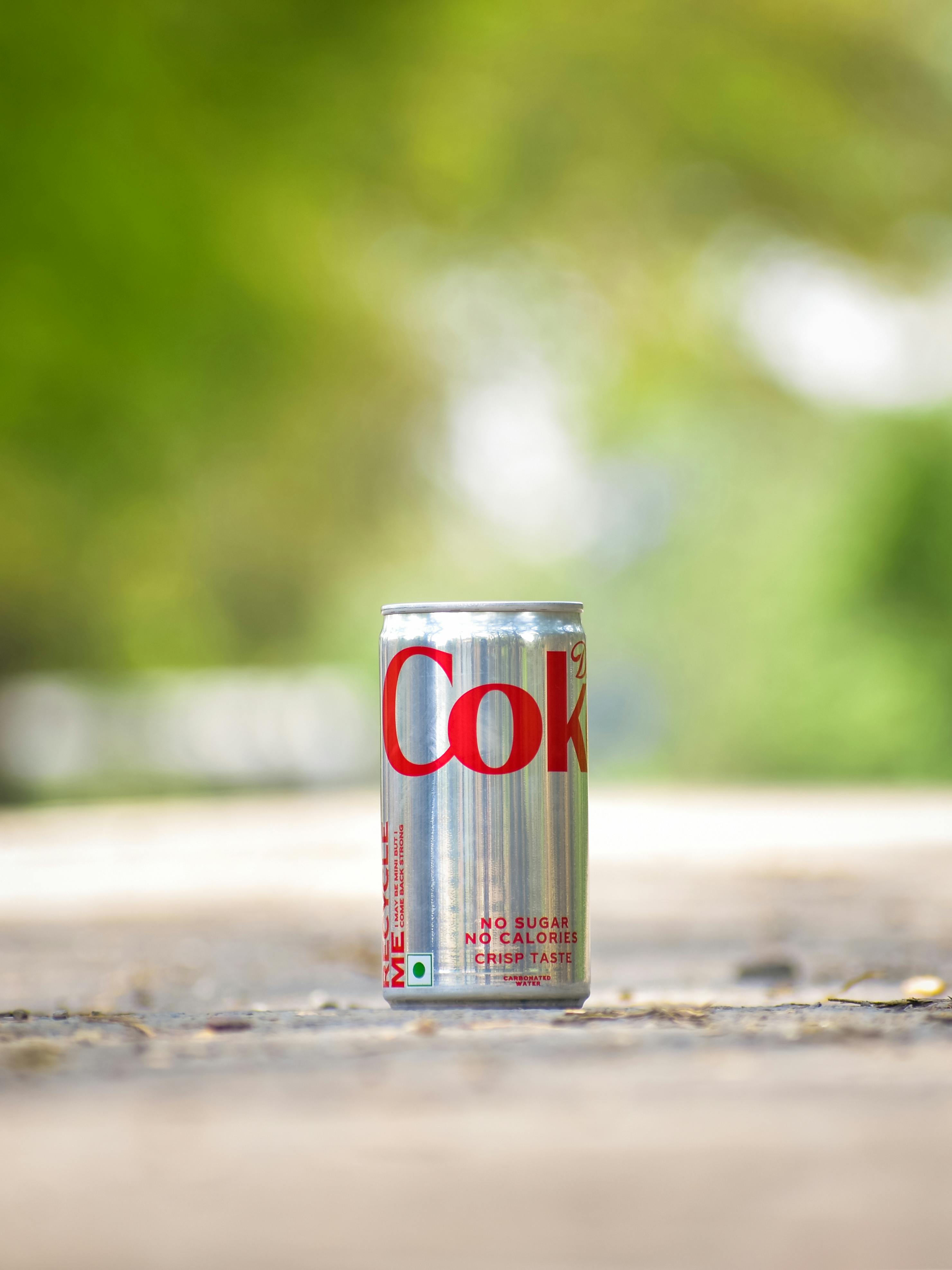 Close-up of a Coke Can Outdoors in India · Free Stock Photo