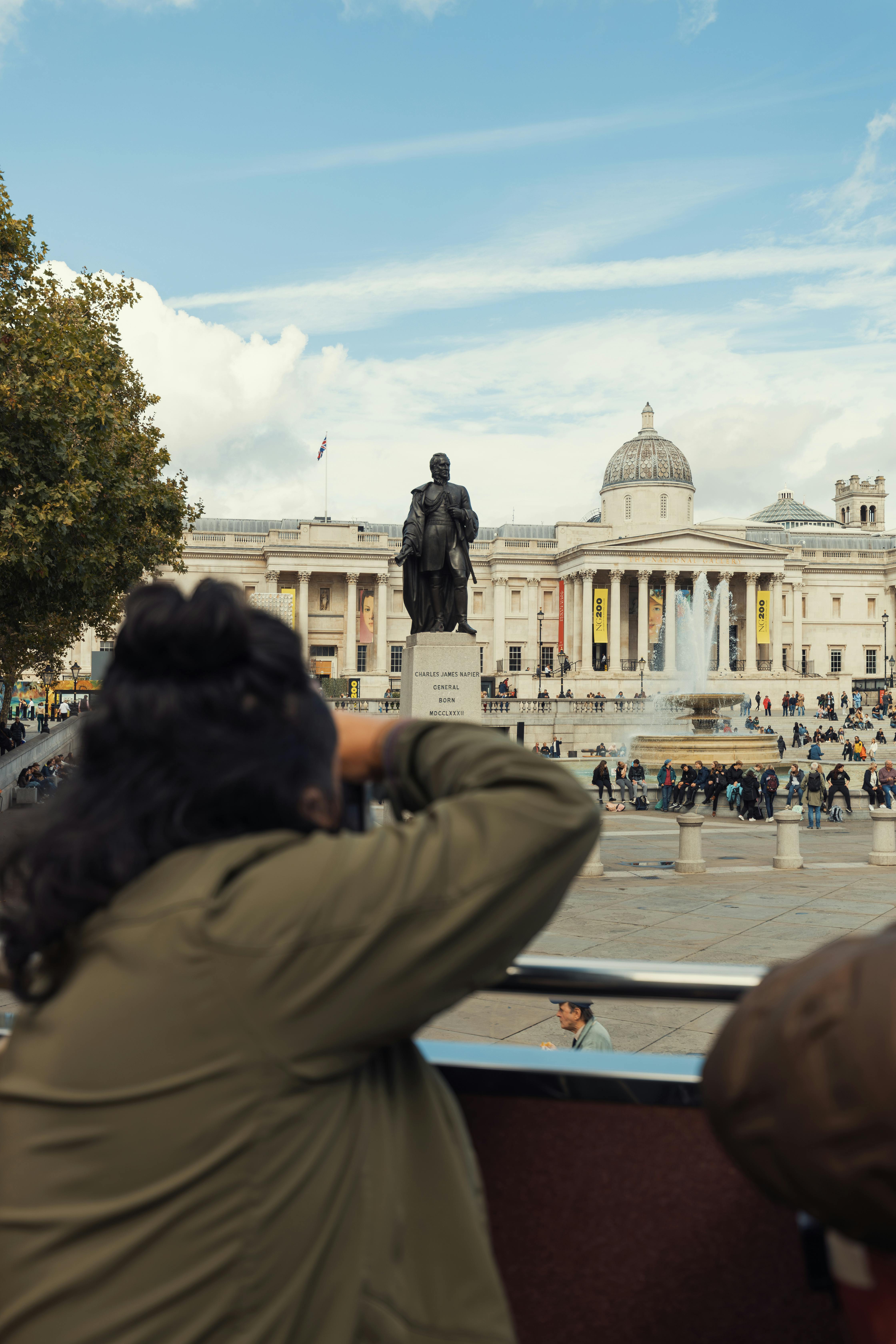 View of Iconic Trafalgar Square in London · Free Stock Photo