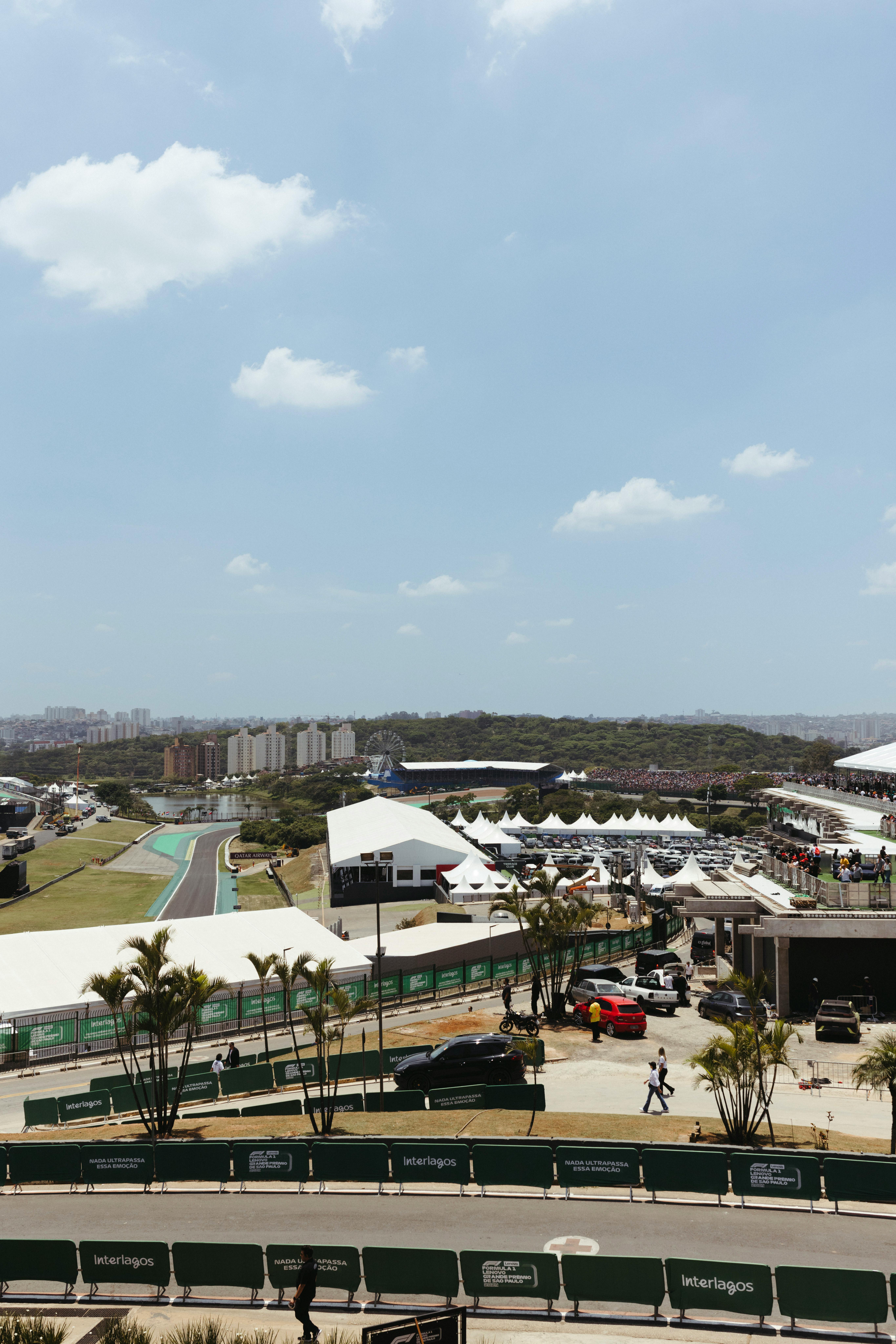 Aerial View of Interlagos Race Track Event · Free Stock Photo