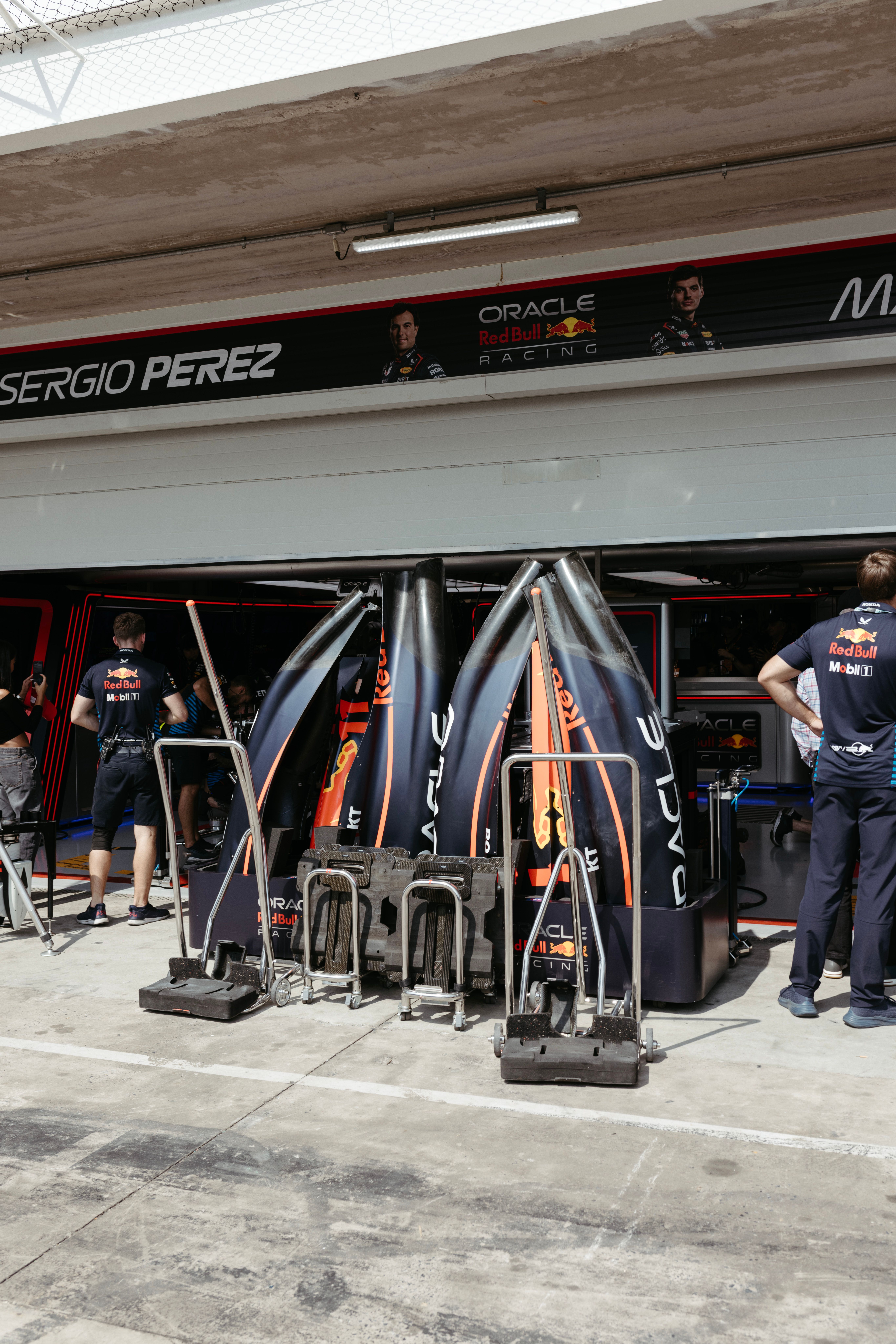 Formula 1 Pit Stop Equipment and Crew · Free Stock Photo