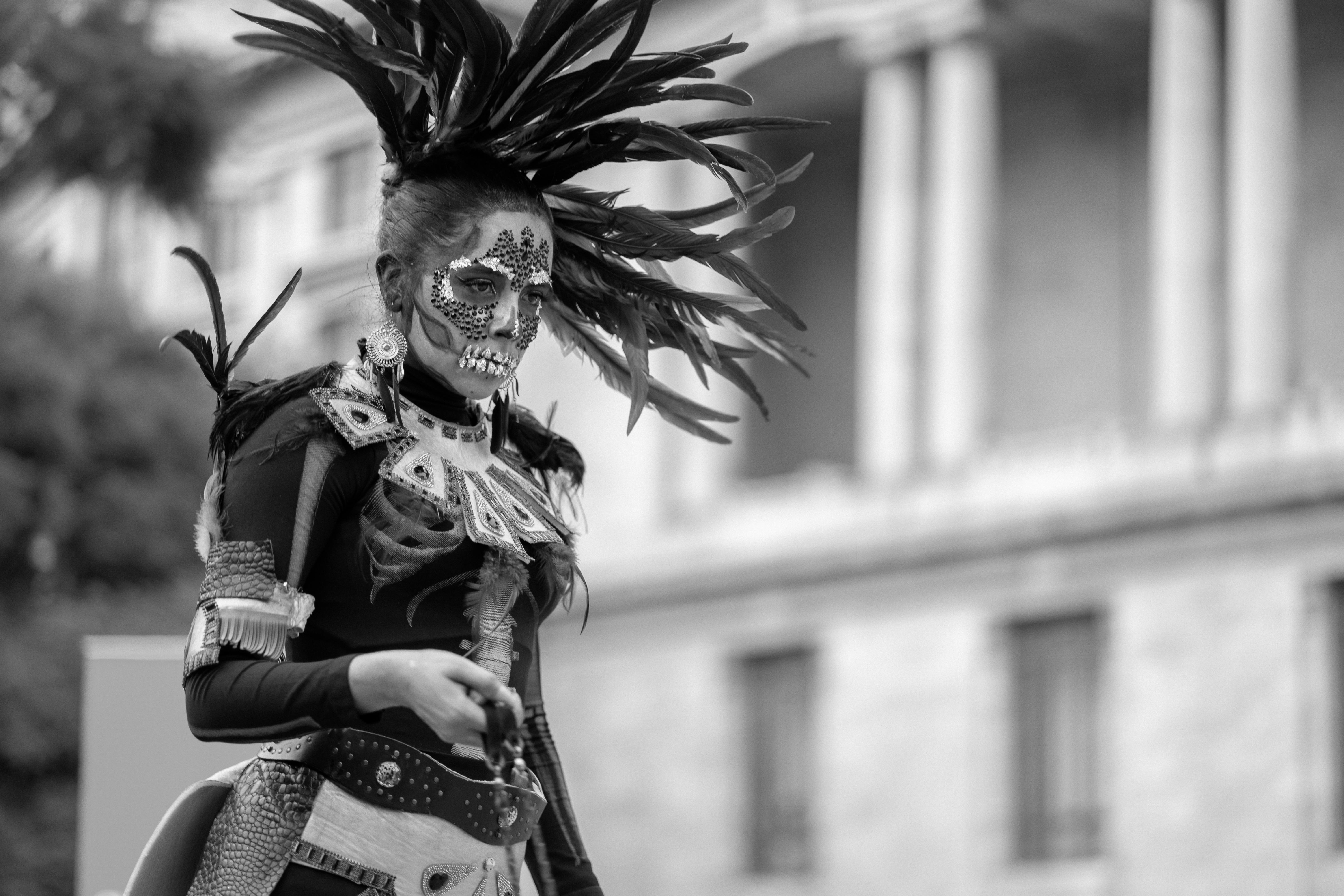 Traditional Catrina Costume in Mexico City · Free Stock Photo