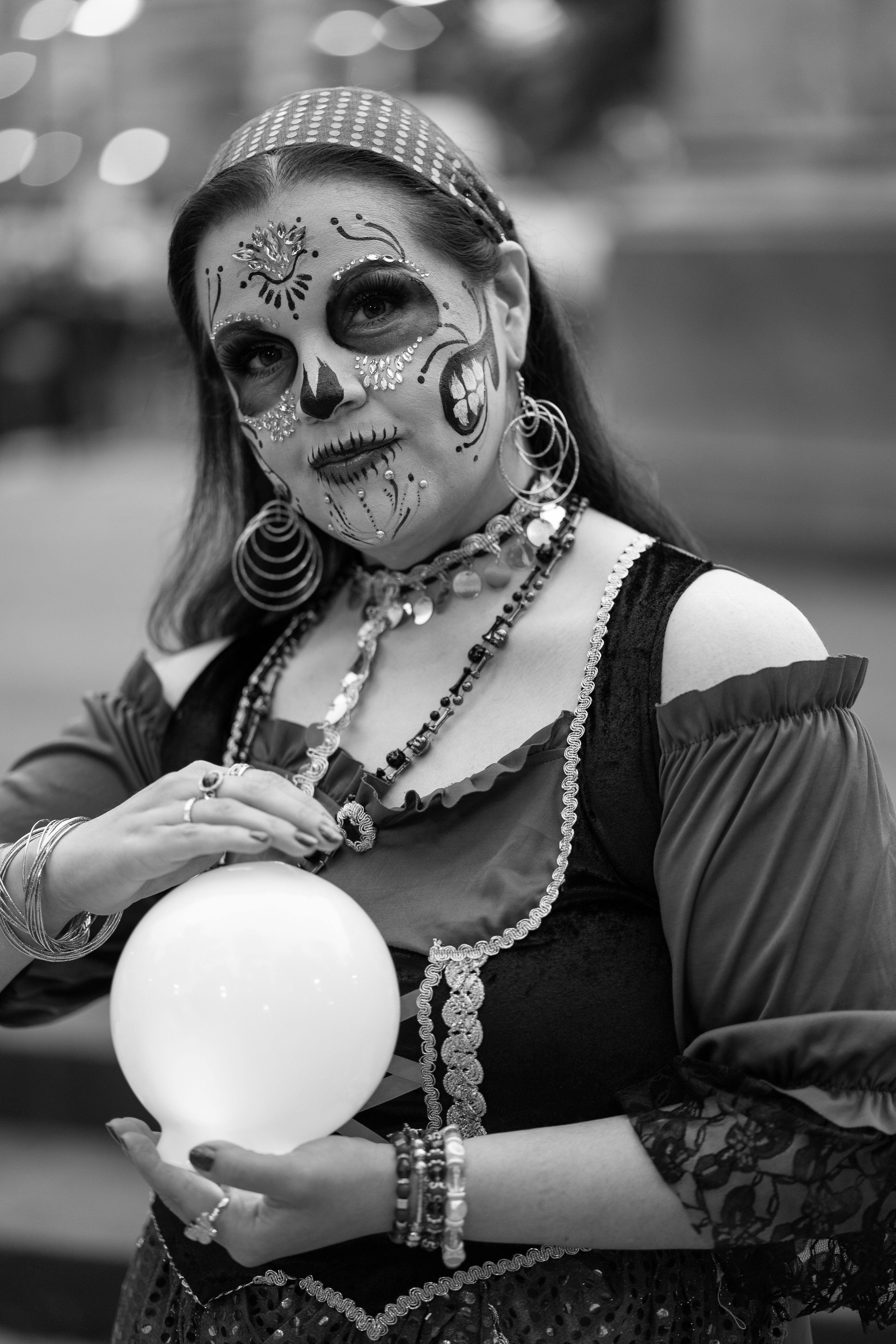 Traditional Catrina Makeup Portrait · Free Stock Photo