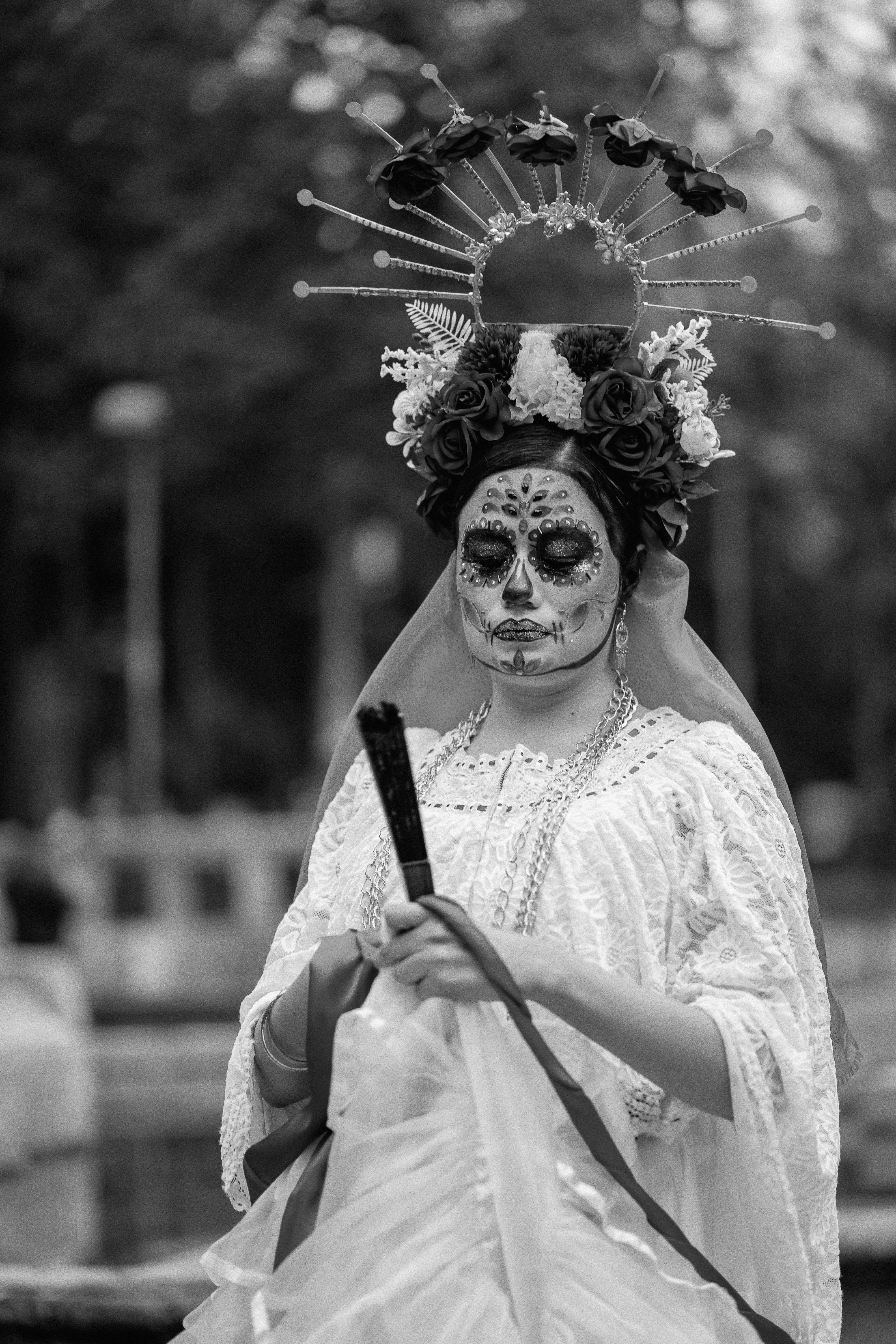 Elegant Catrina Portrait Celebrating Mexican Traditions · Free Stock Photo