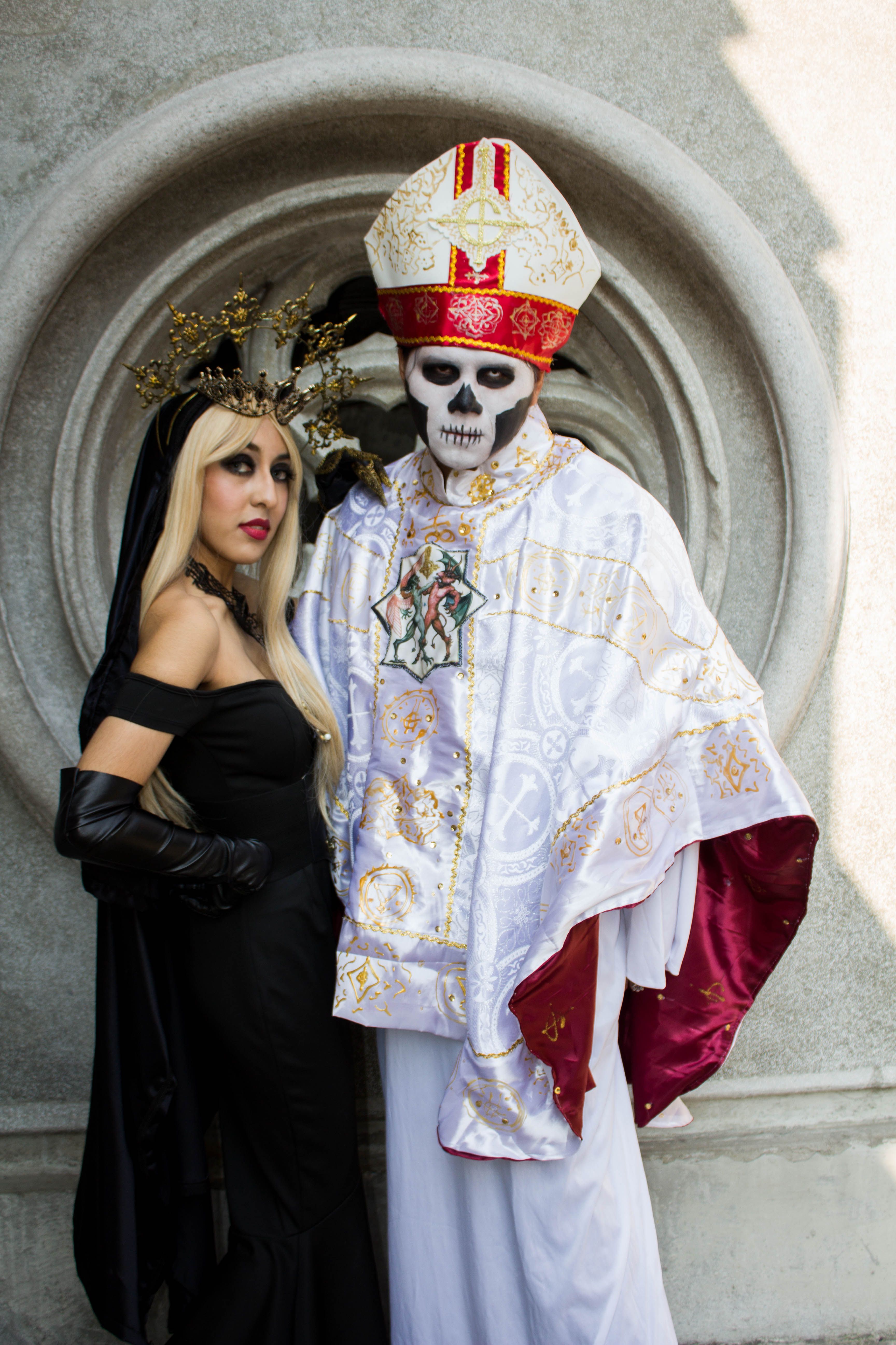 Halloween Couple Costume in Gothic Style · Free Stock Photo