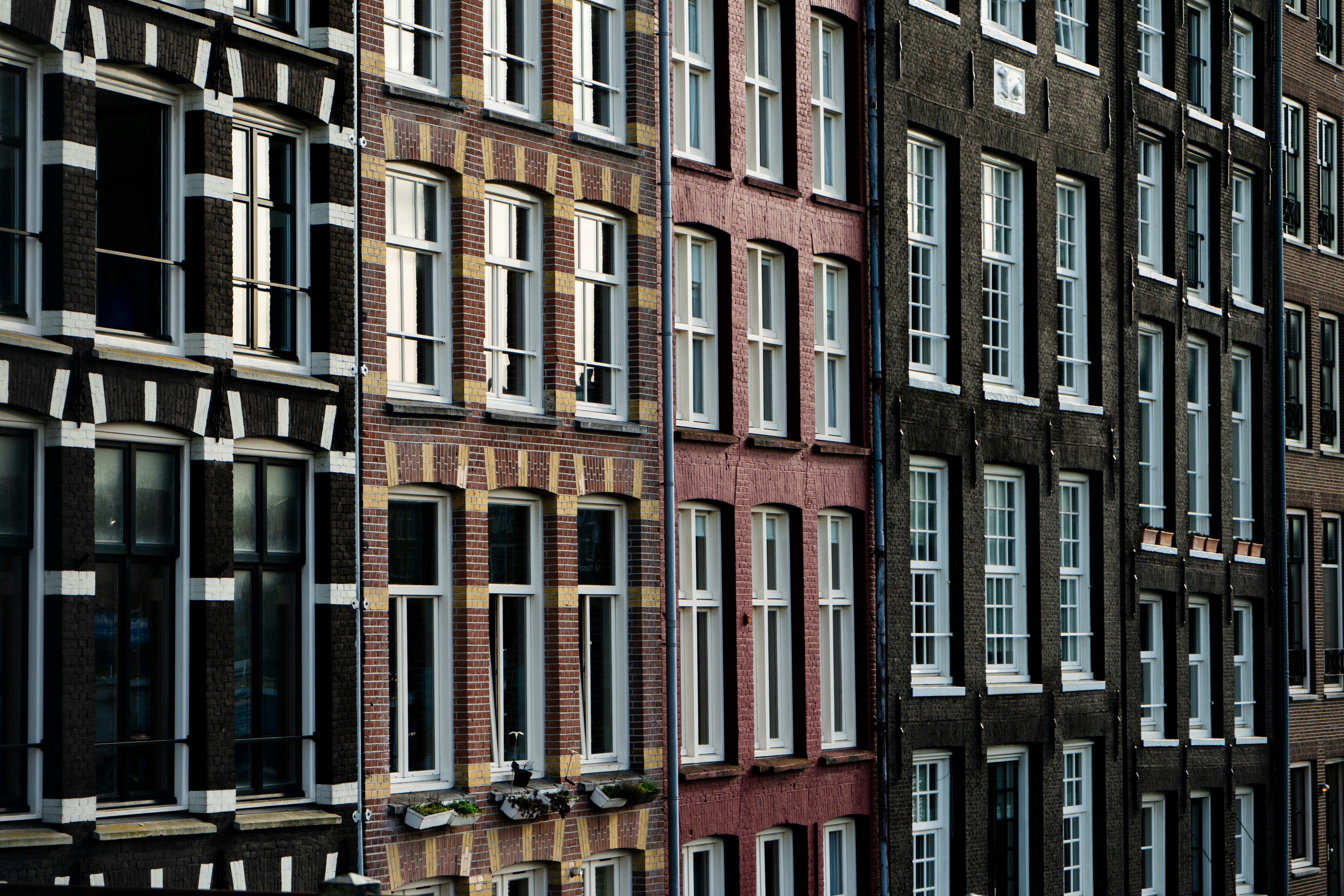 Colorful Brick Facades of Amsterdam · Free Stock Photo