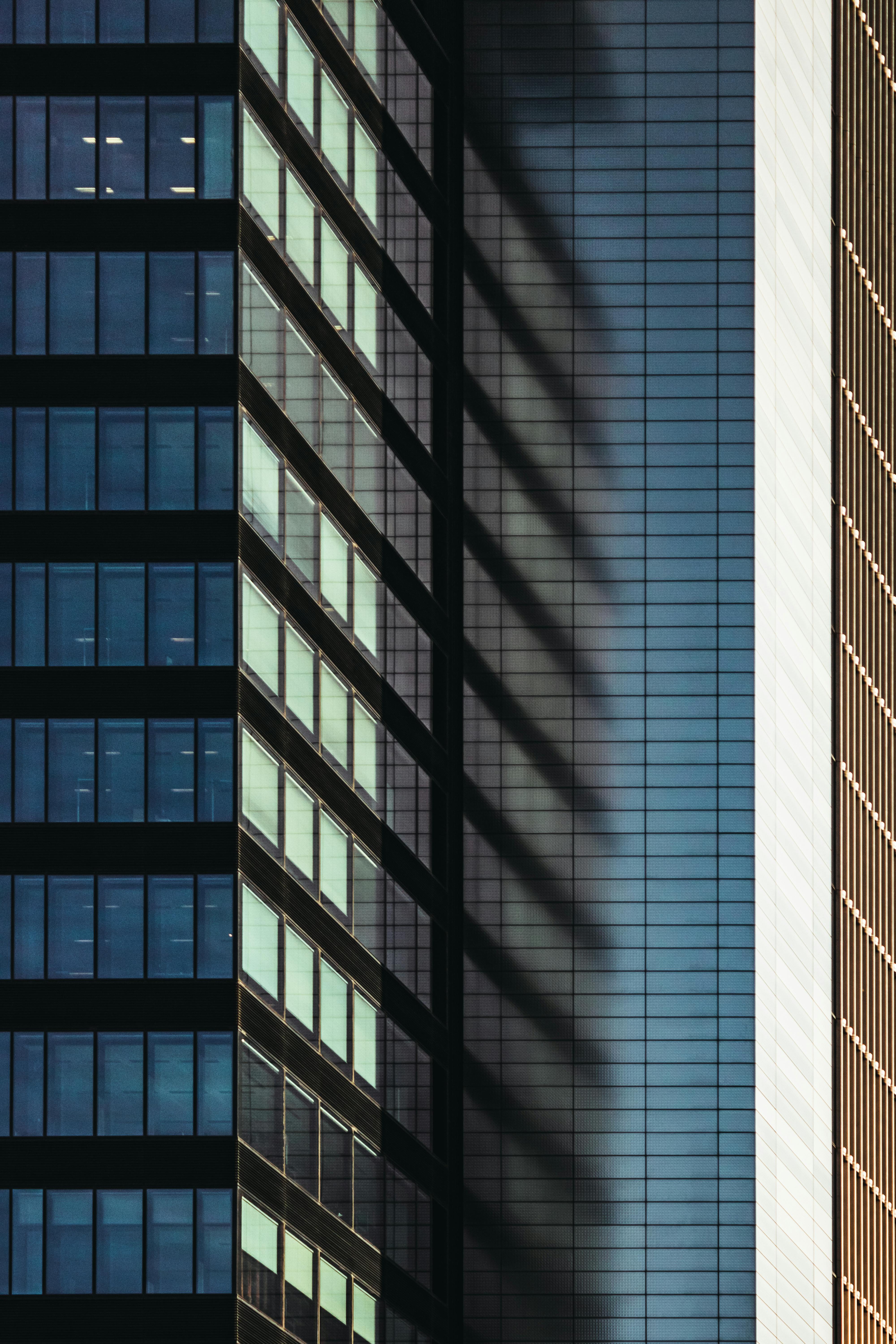 Modern Skyscraper Facades in Madrid · Free Stock Photo