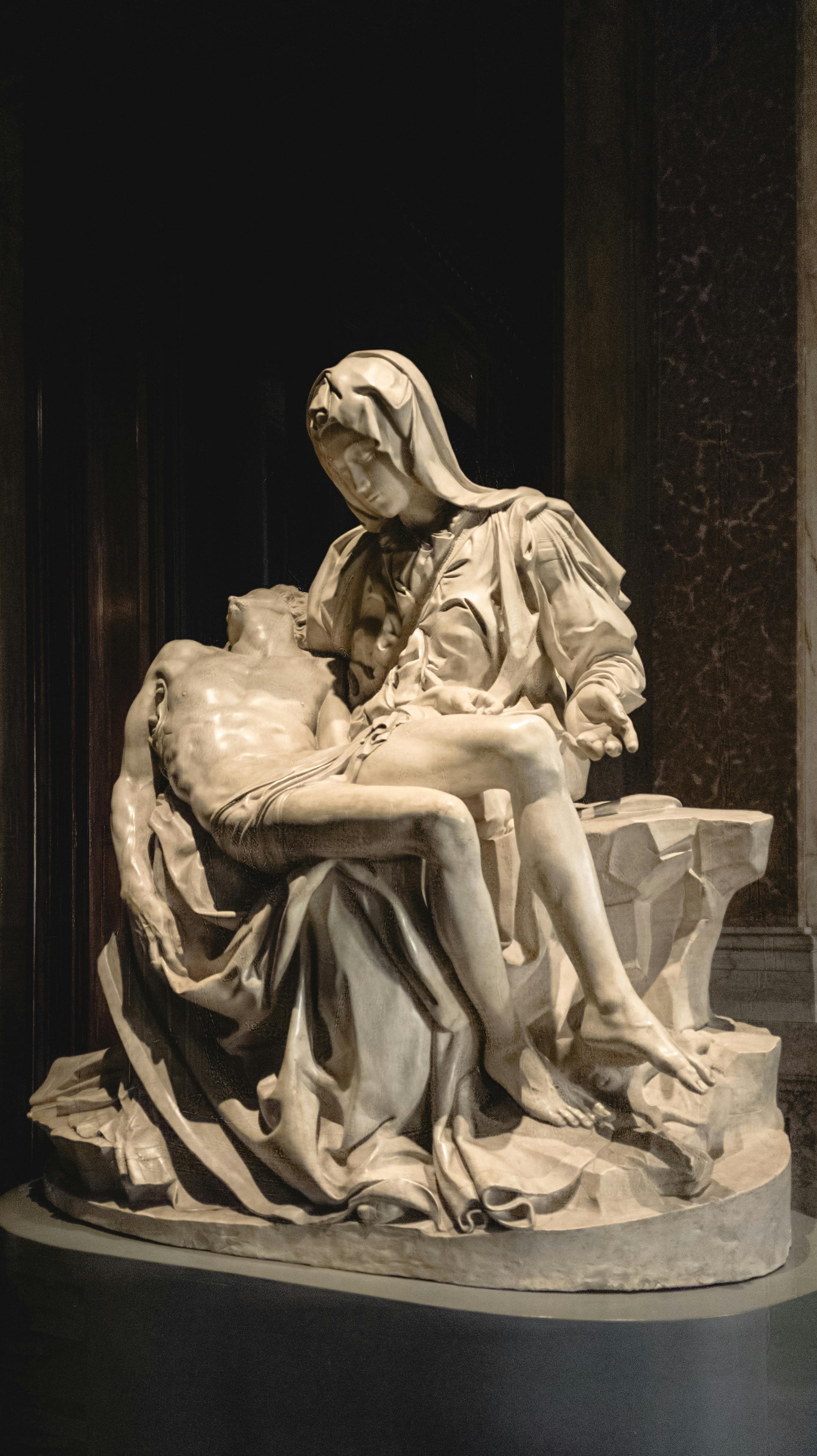 Aziz Petrus Bazilikası'Ndaki Michelangelo'nun Pieta'sı · Ücretsiz Stok ...