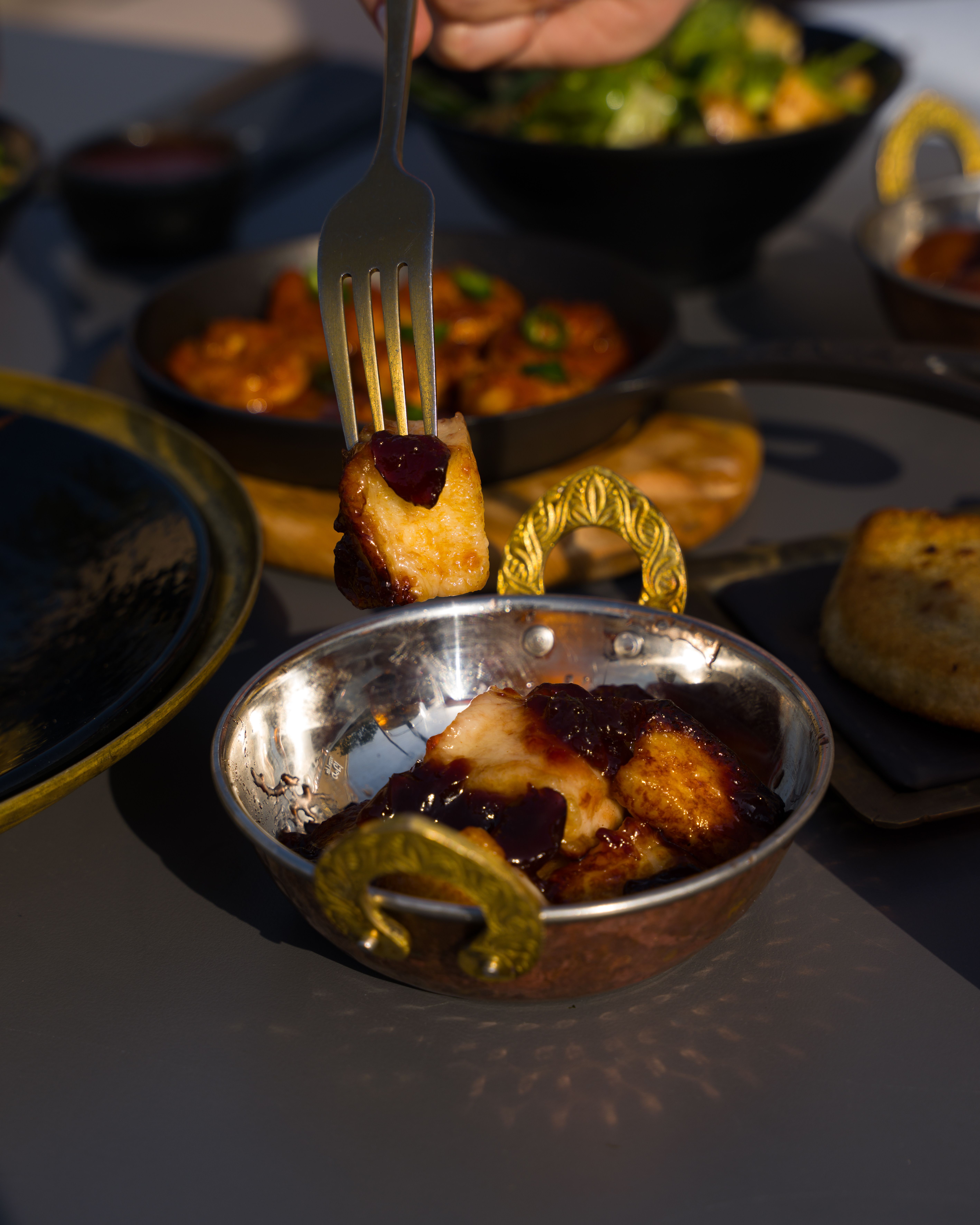 Close-Up of Delicious Fried Cheese with Sauce · Free Stock Photo