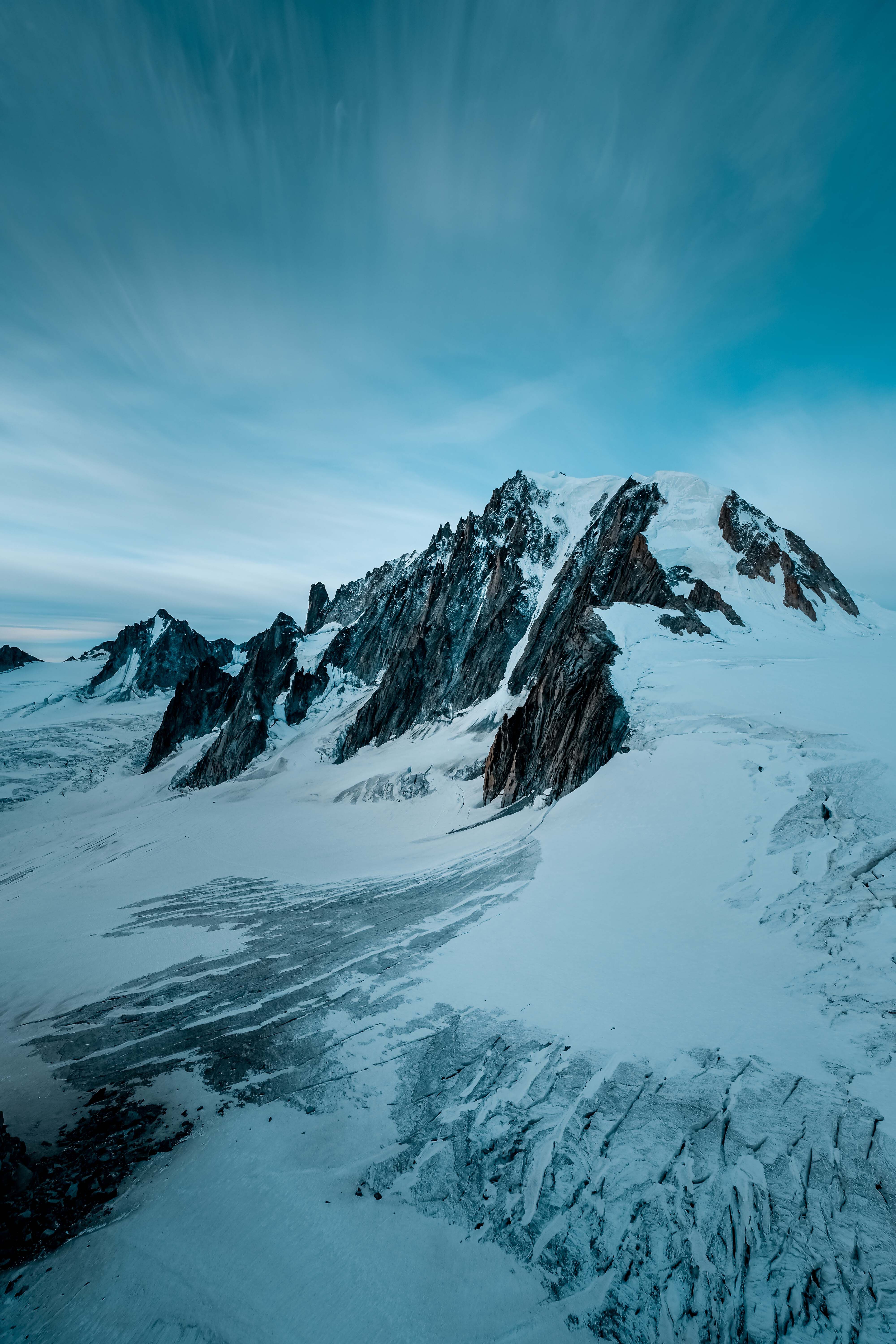 Mountain With Glacier · Free Stock Photo