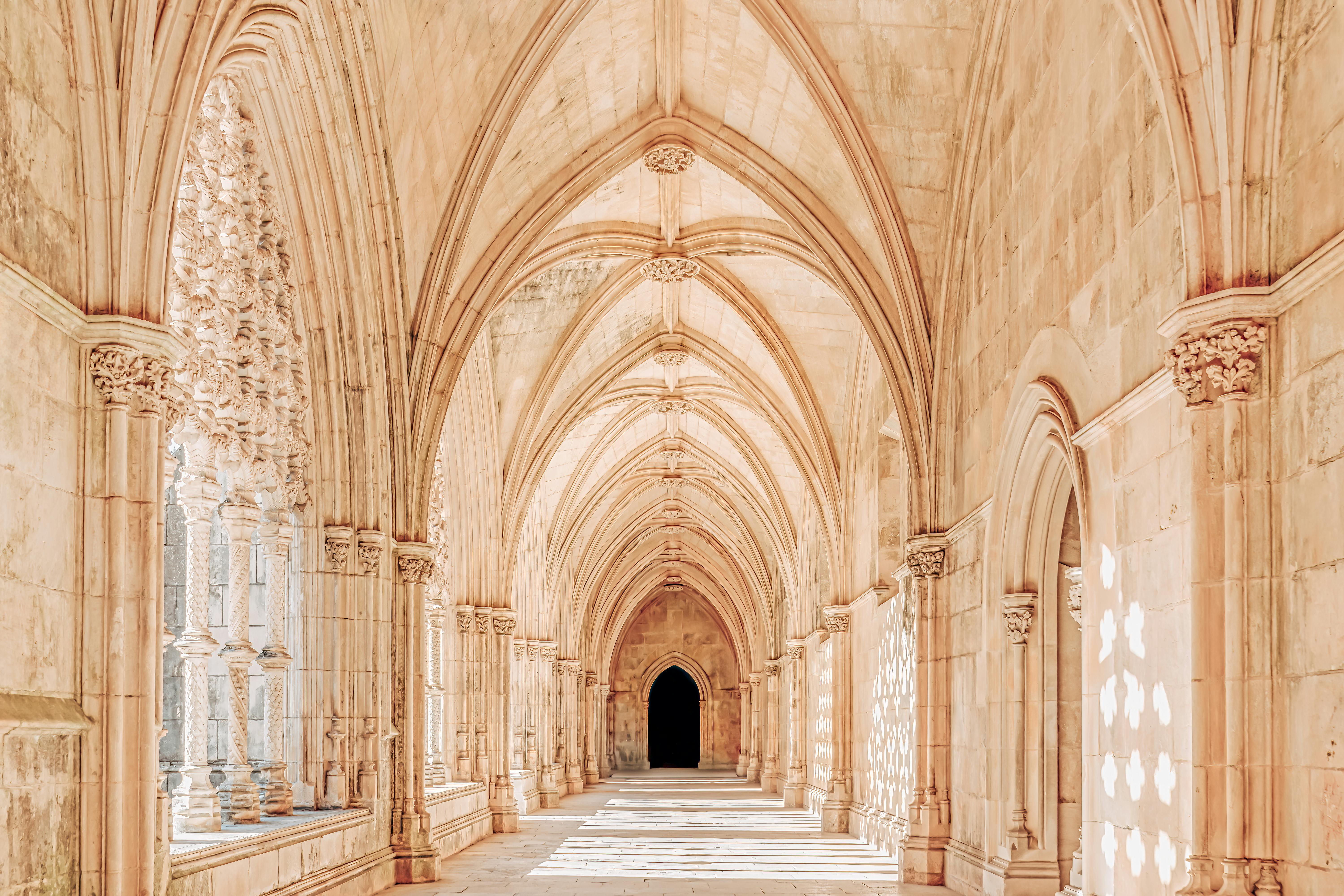 Gothic Cloister at Batalha Monastery, Portugal · Free Stock Photo