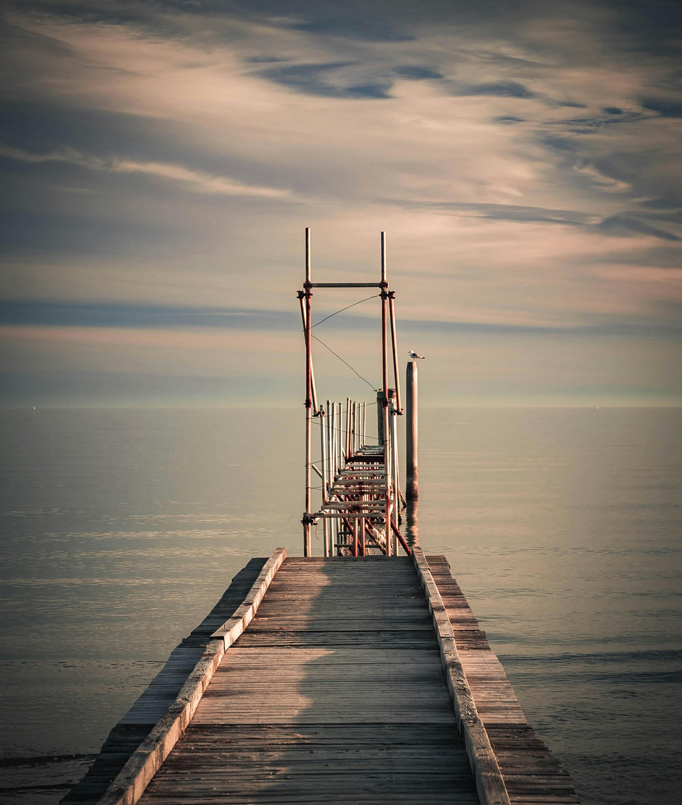 Pier over Sea Against Sky · Free Stock Photo