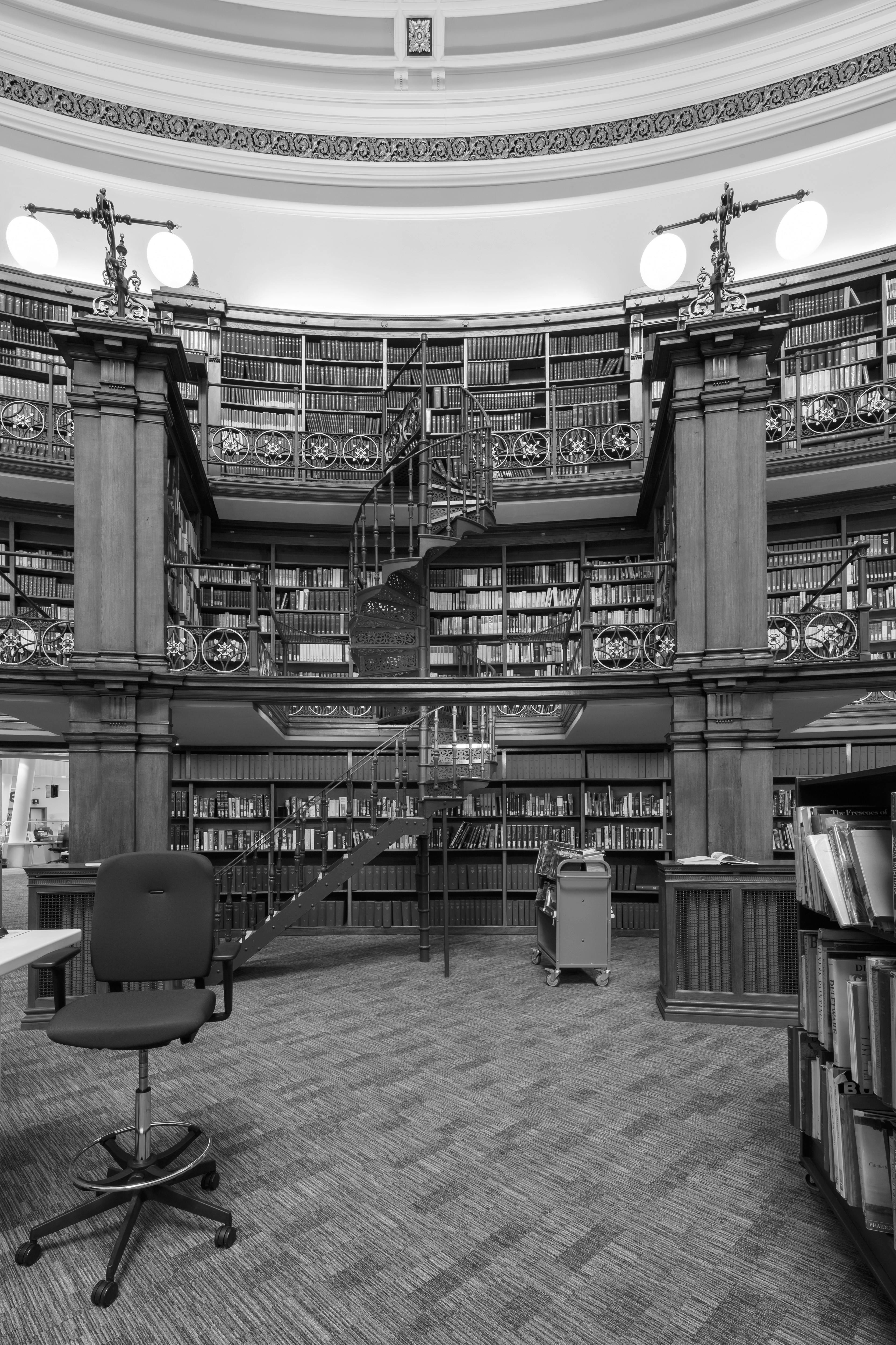 Majestic Interior of Liverpool's Historic Library · Free Stock Photo