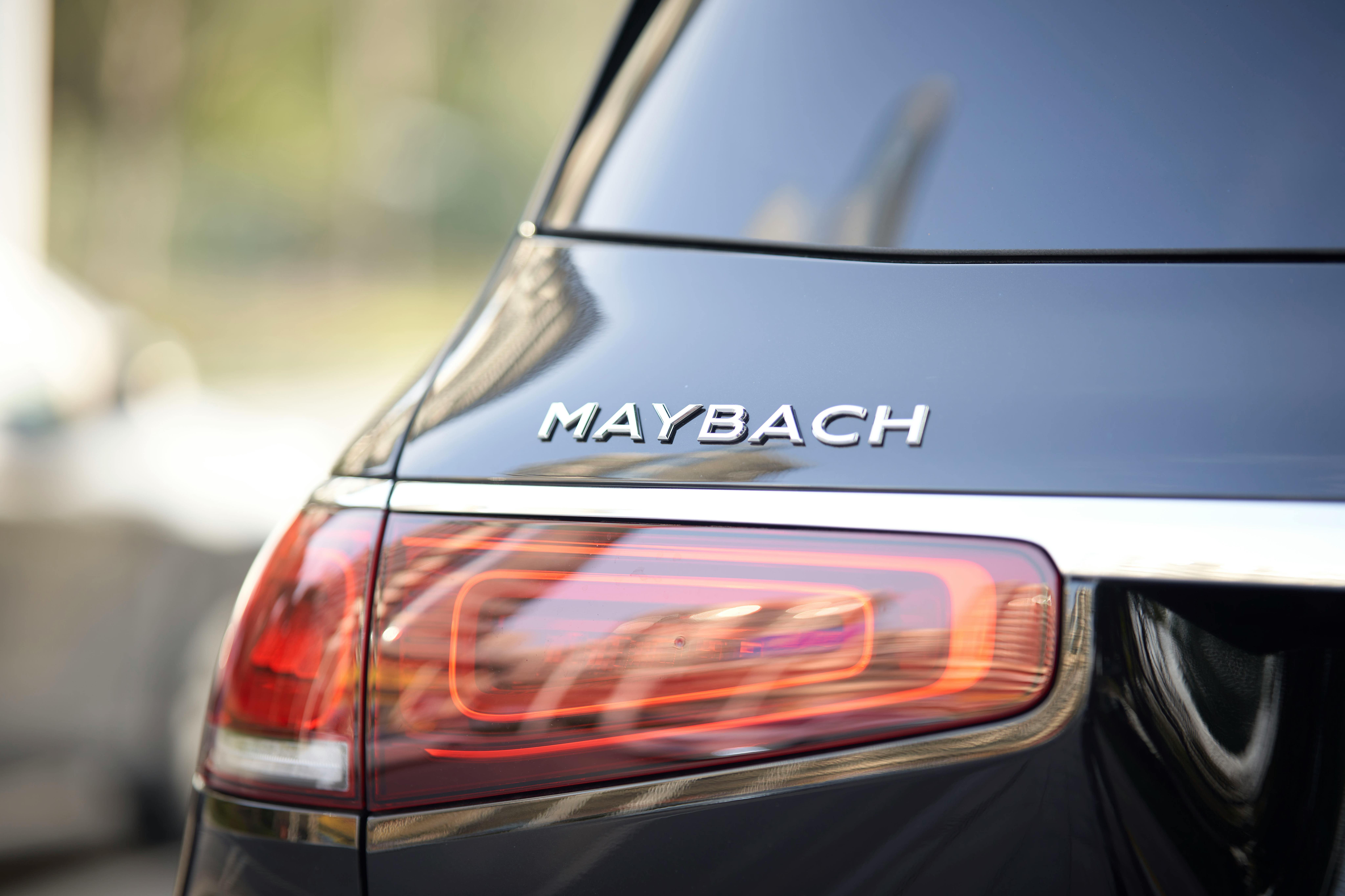 Luxury Maybach Car Taillight Close-up · Free Stock Photo