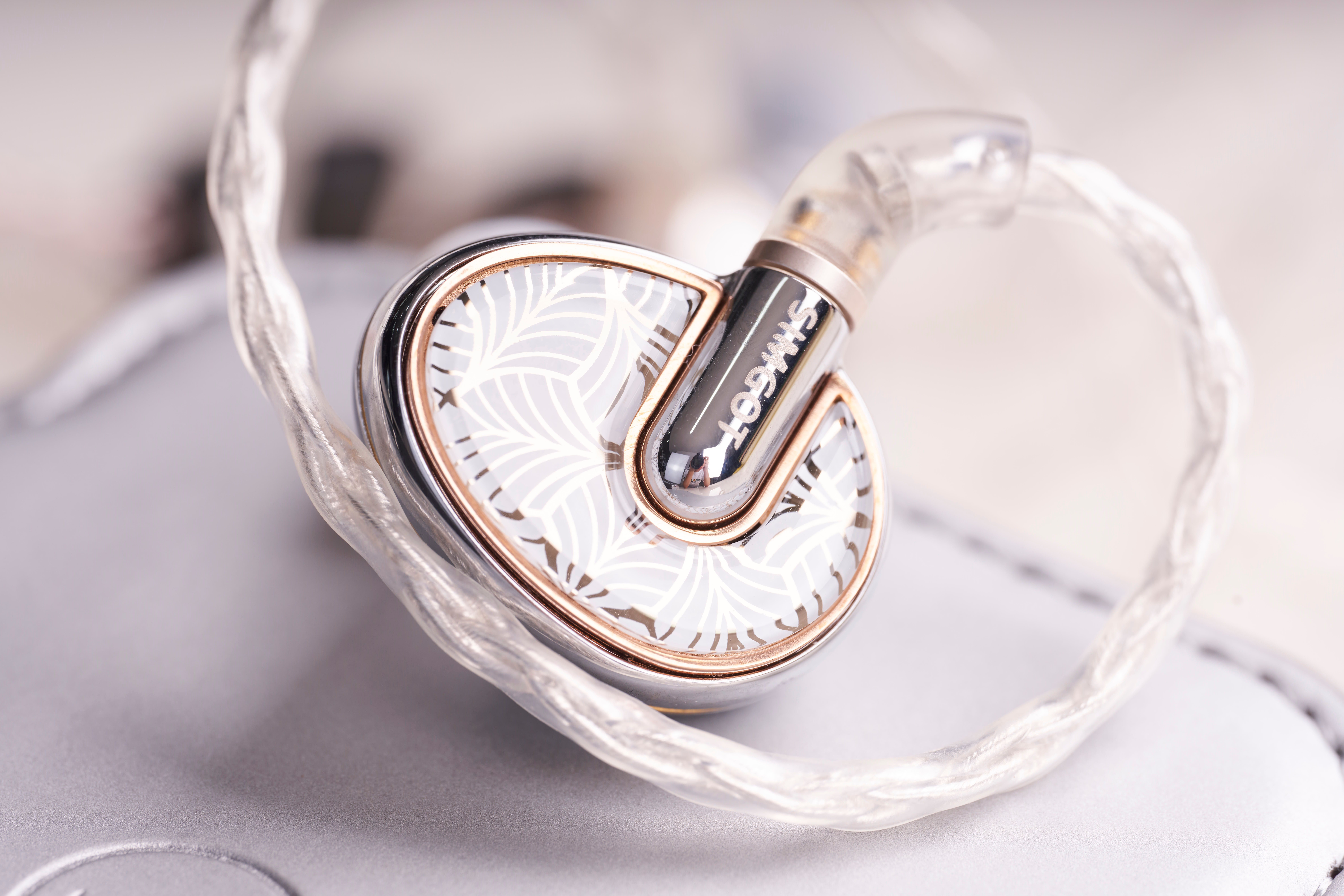 Elegant In-Ear Headphones with Artistic Design · Free Stock Photo