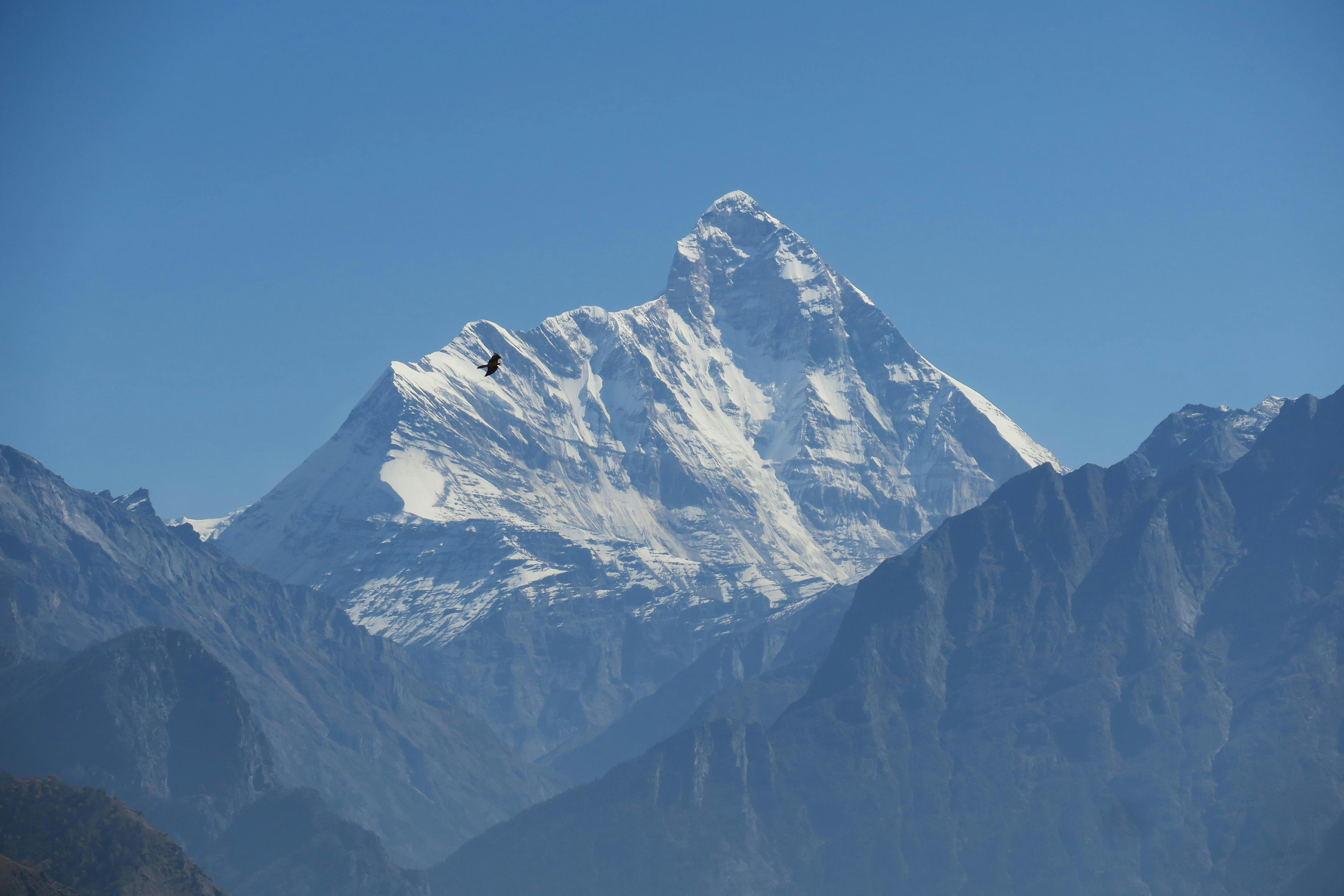 Majestic View of Nanda Devi Peak in Himalayas · Free Stock Photo