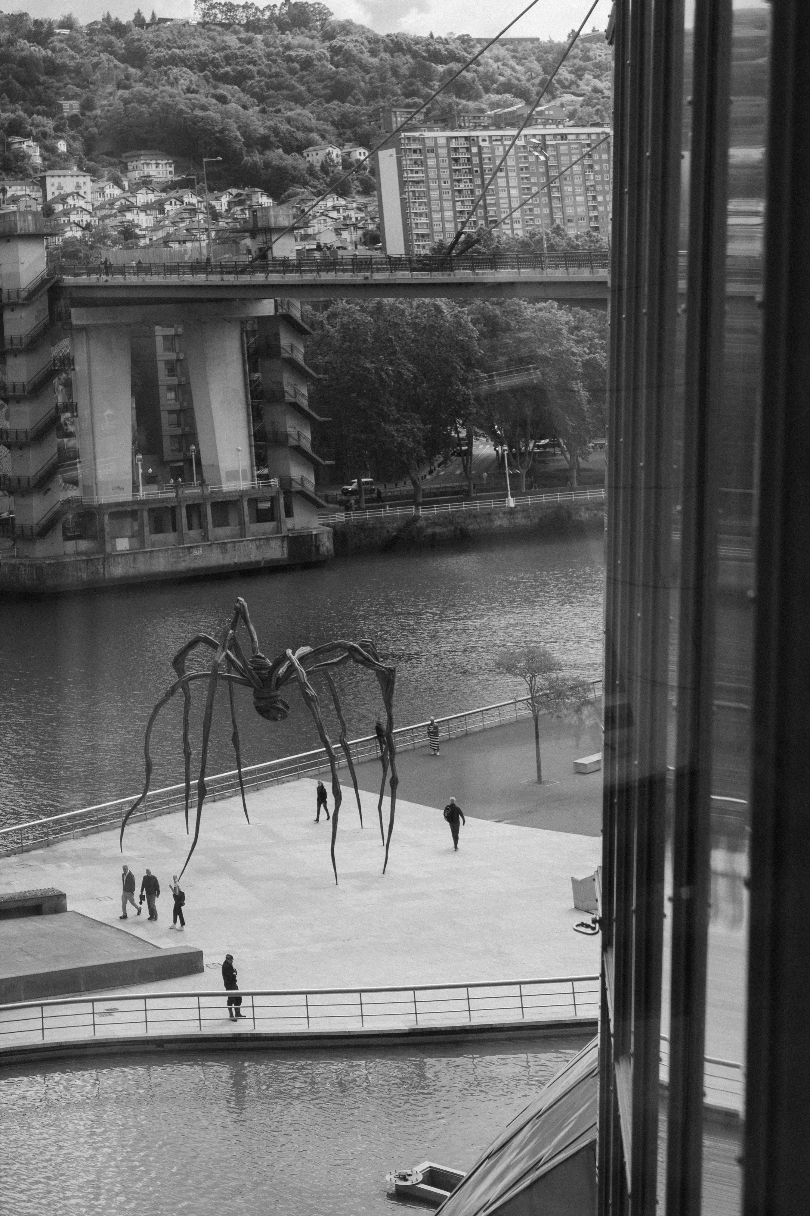Dramatic Sculpture Near Bilbao Riverfront · Free Stock Photo
