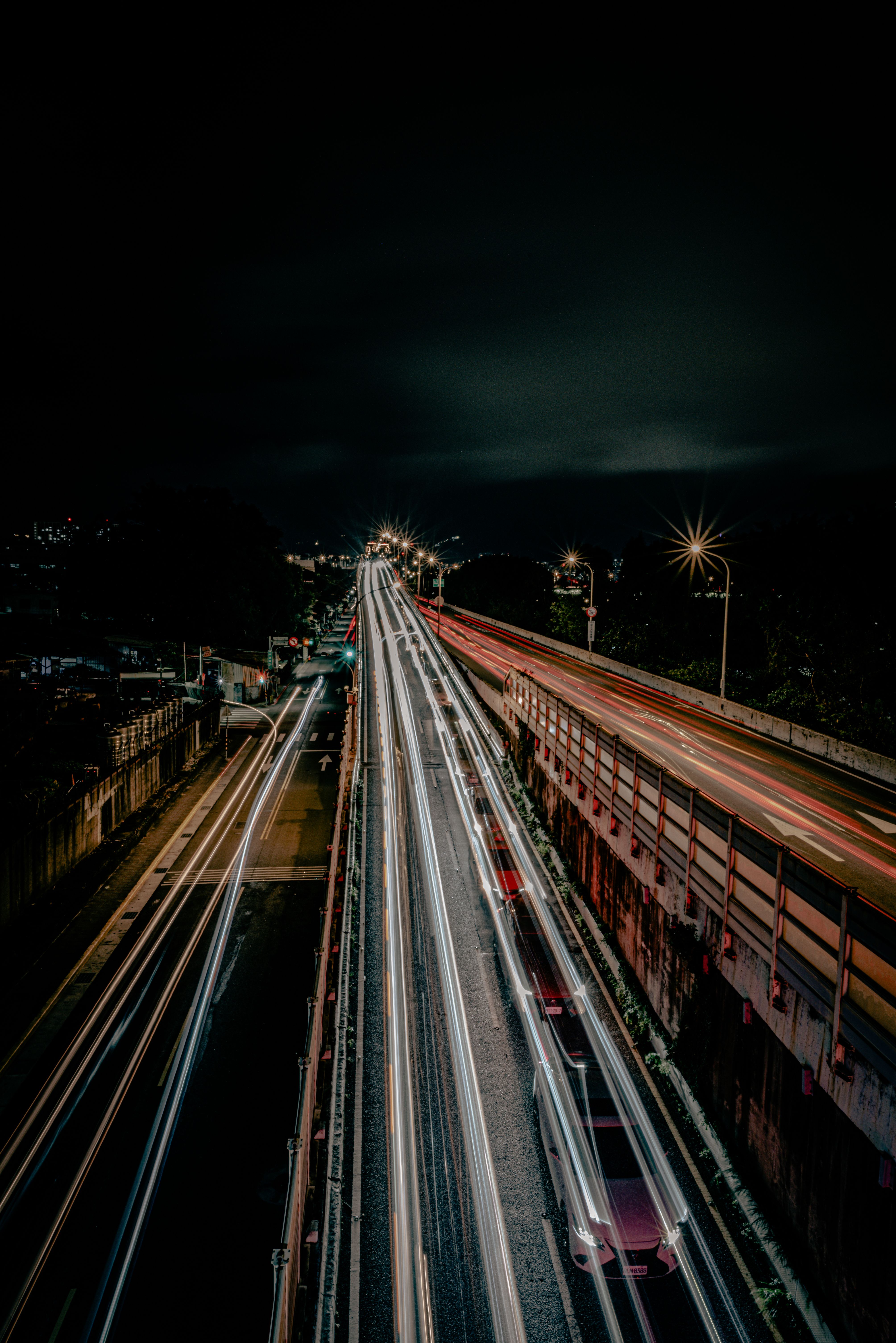 Timelapse Photography of Car Lights · Free Stock Photo