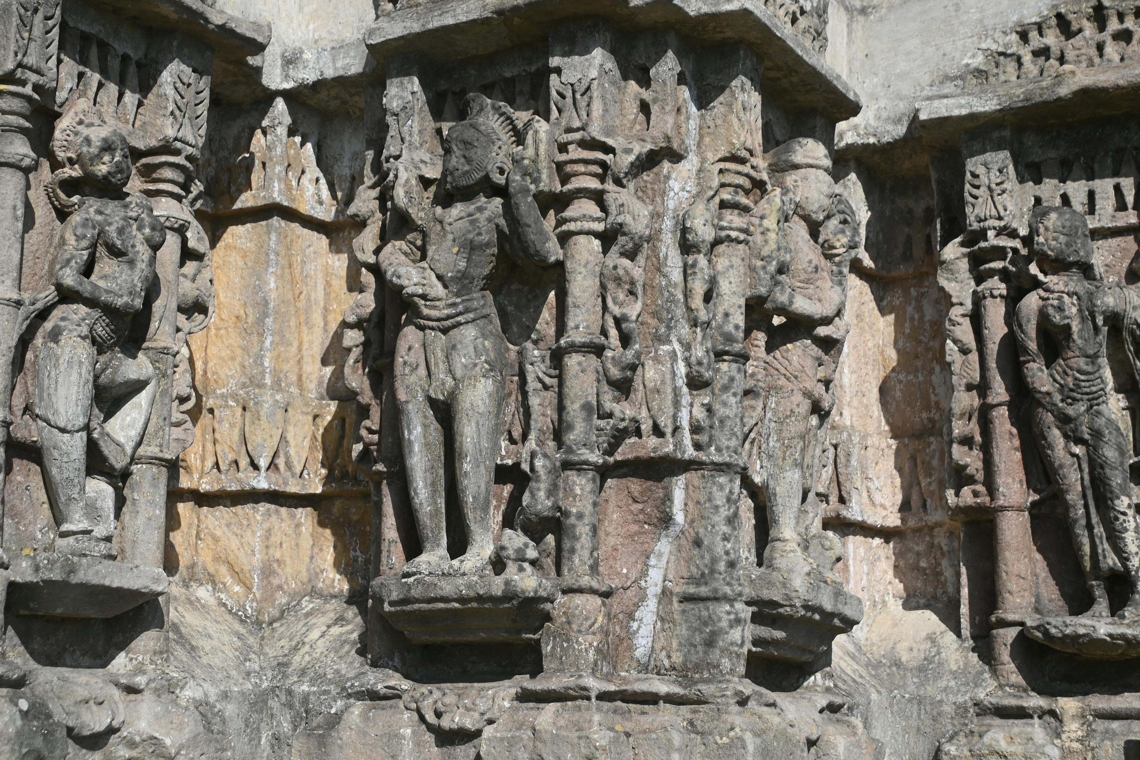 Intricate Ancient Stone Carvings on Historic Temple · Free Stock Photo
