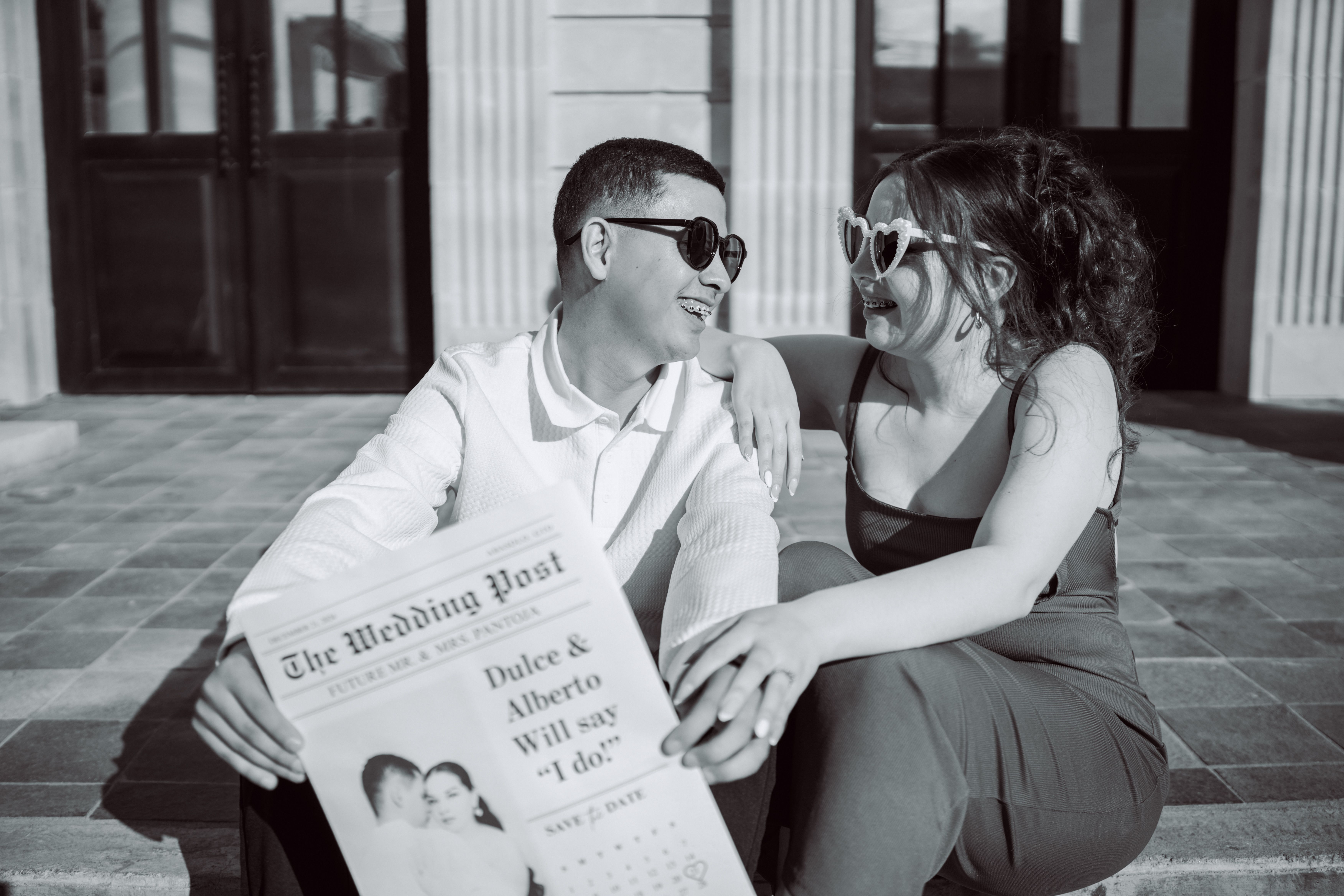 Romantic Couple Engagement Announcement · Free Stock Photo
