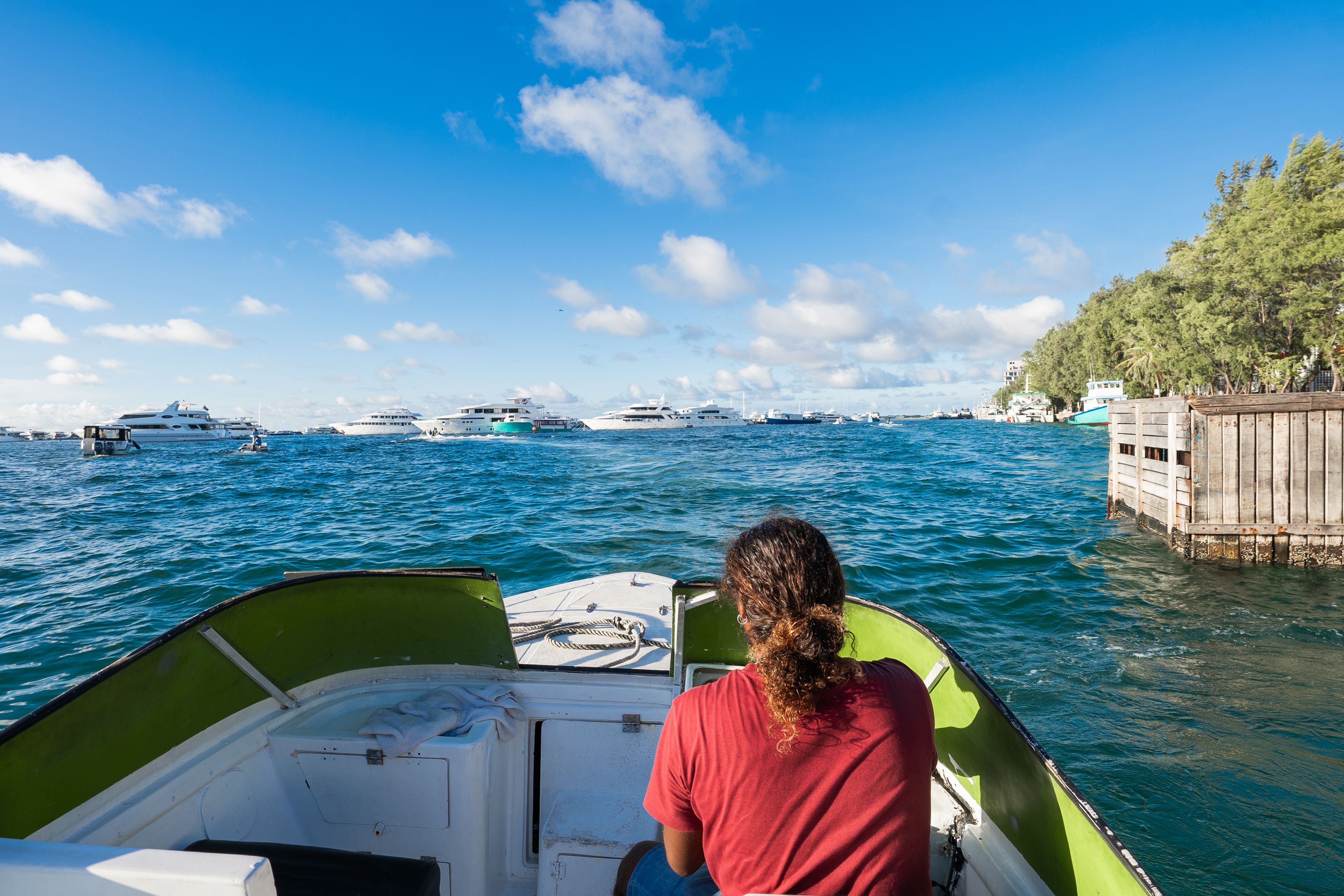 Scenic Boat Ride in the Maldives Waters · Free Stock Photo