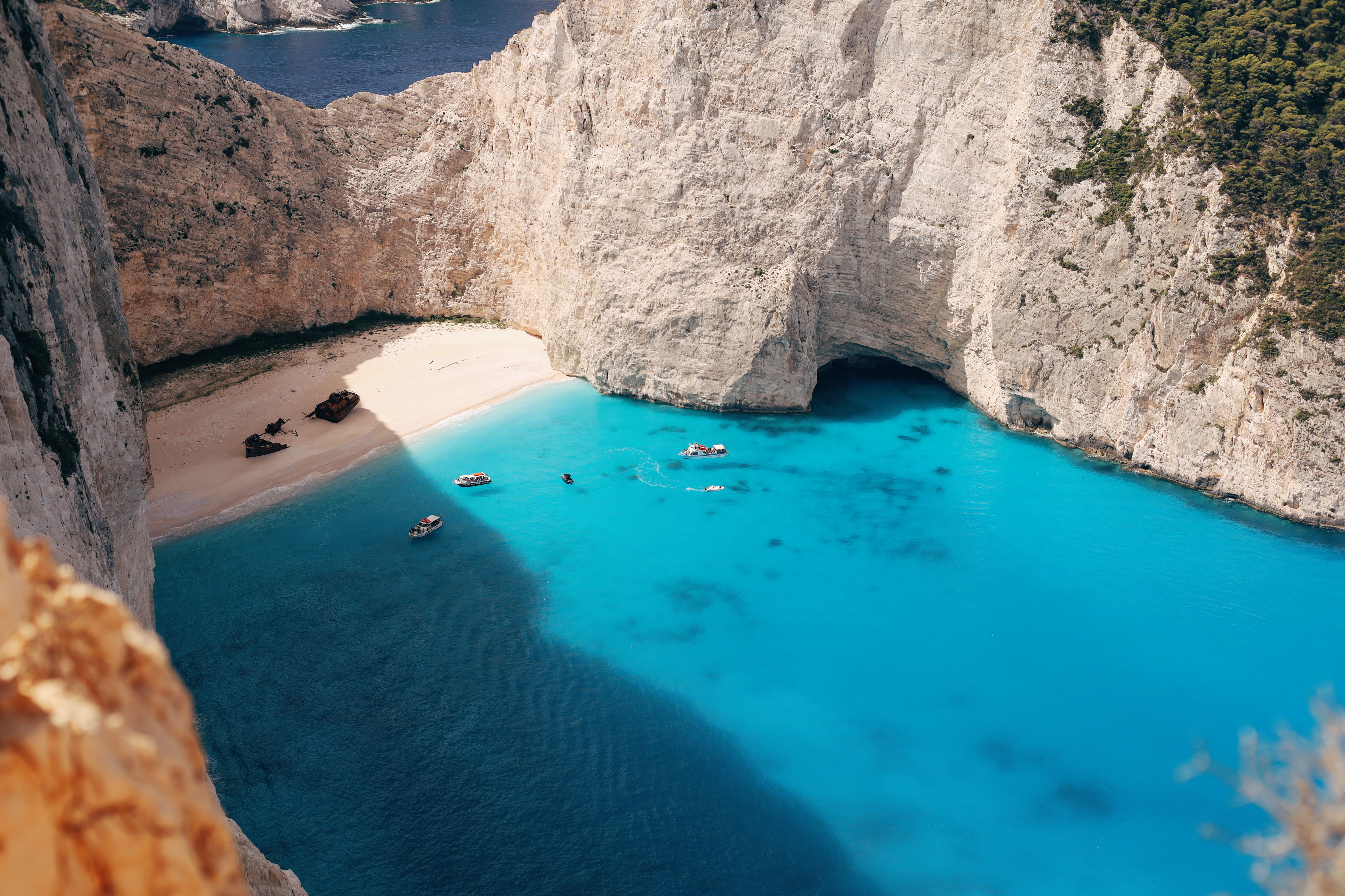 Breathtaking View of Navagio Beach in Zakynthos, Greece · Free Stock Photo